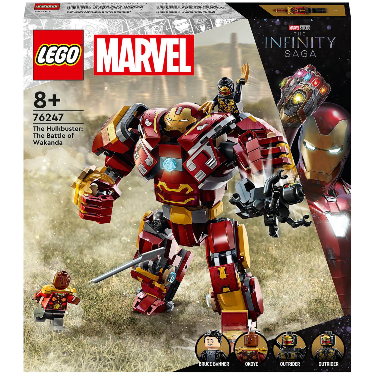 LEGO Marvel The Hulkbuster: The Battle of Wakanda Set (76247) Toys ...