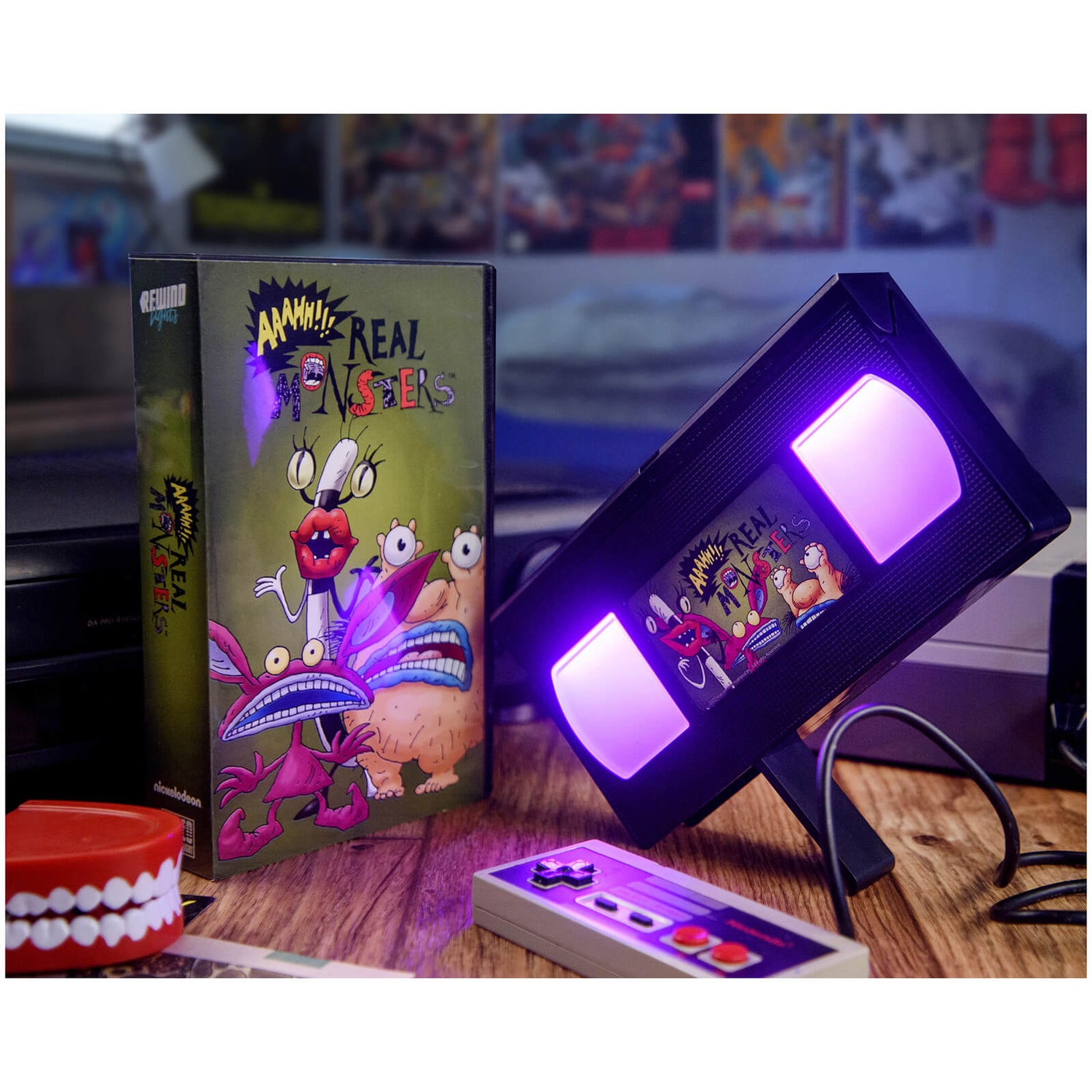 Rewind Lights: Aaahh!! Real Monsters VHS Light Merchandise - Zavvi US