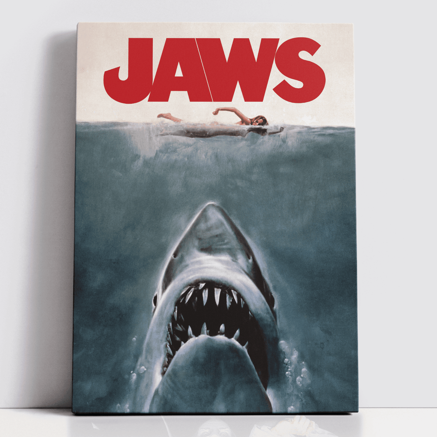 Decorsome x Jaws Classic Poster Rectangular Canvas Homeware - Zavvi UK