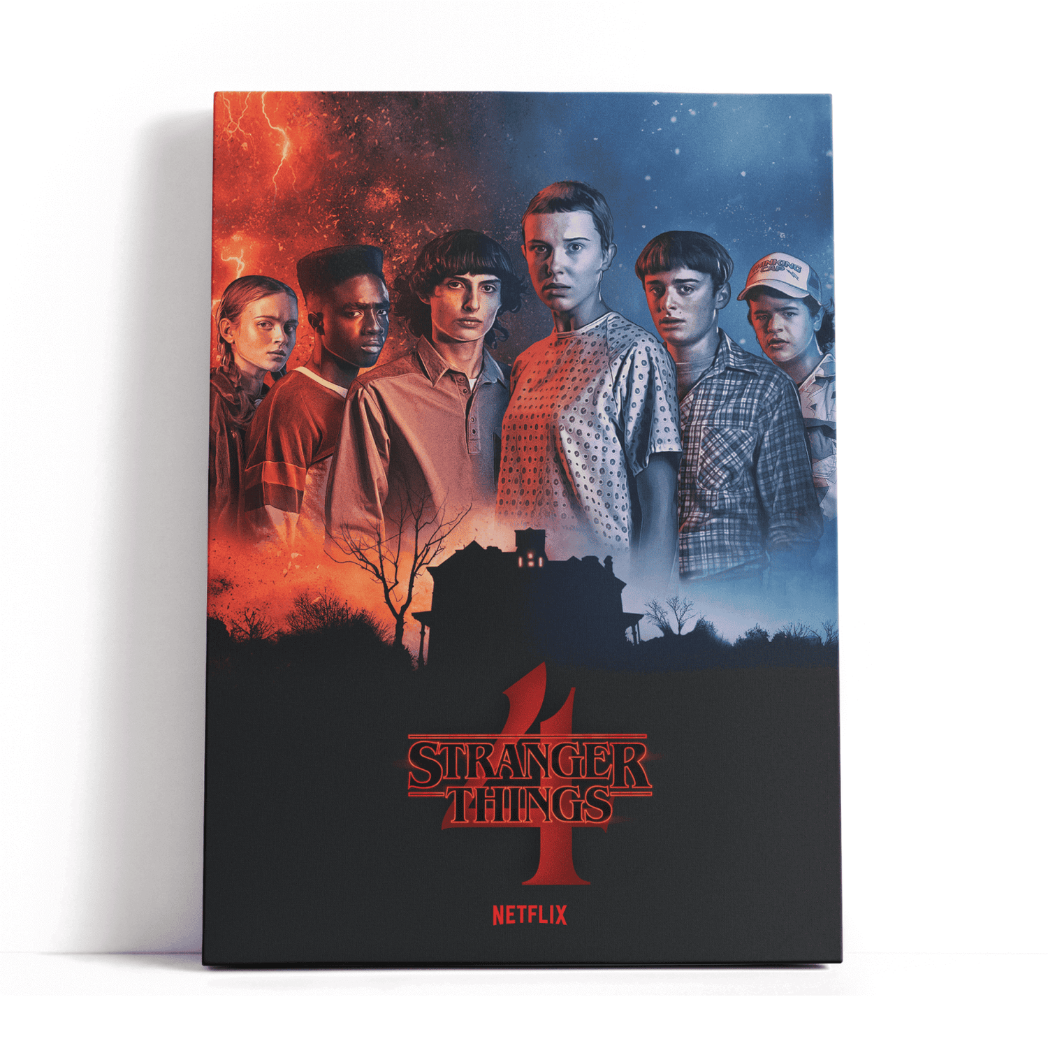 Decorsome x Stranger Things Season 4 Cast Rectangular Canvas | Zavvi.nl