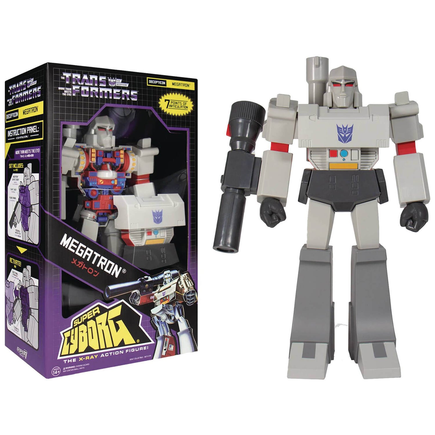 Super7 Transformers Super Cyborg - Megatron (Full Colour) Merchandise ...