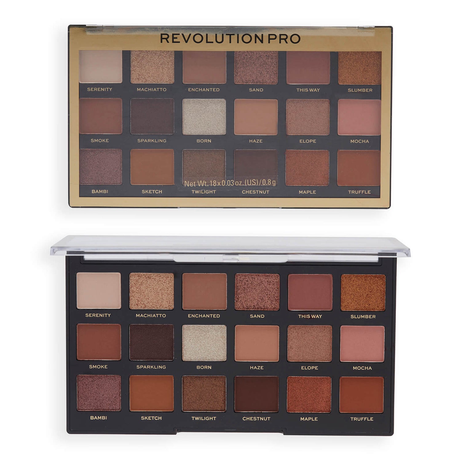 Revolution Pro Regeneration Palette Nude Au Naturel - lookfantastic