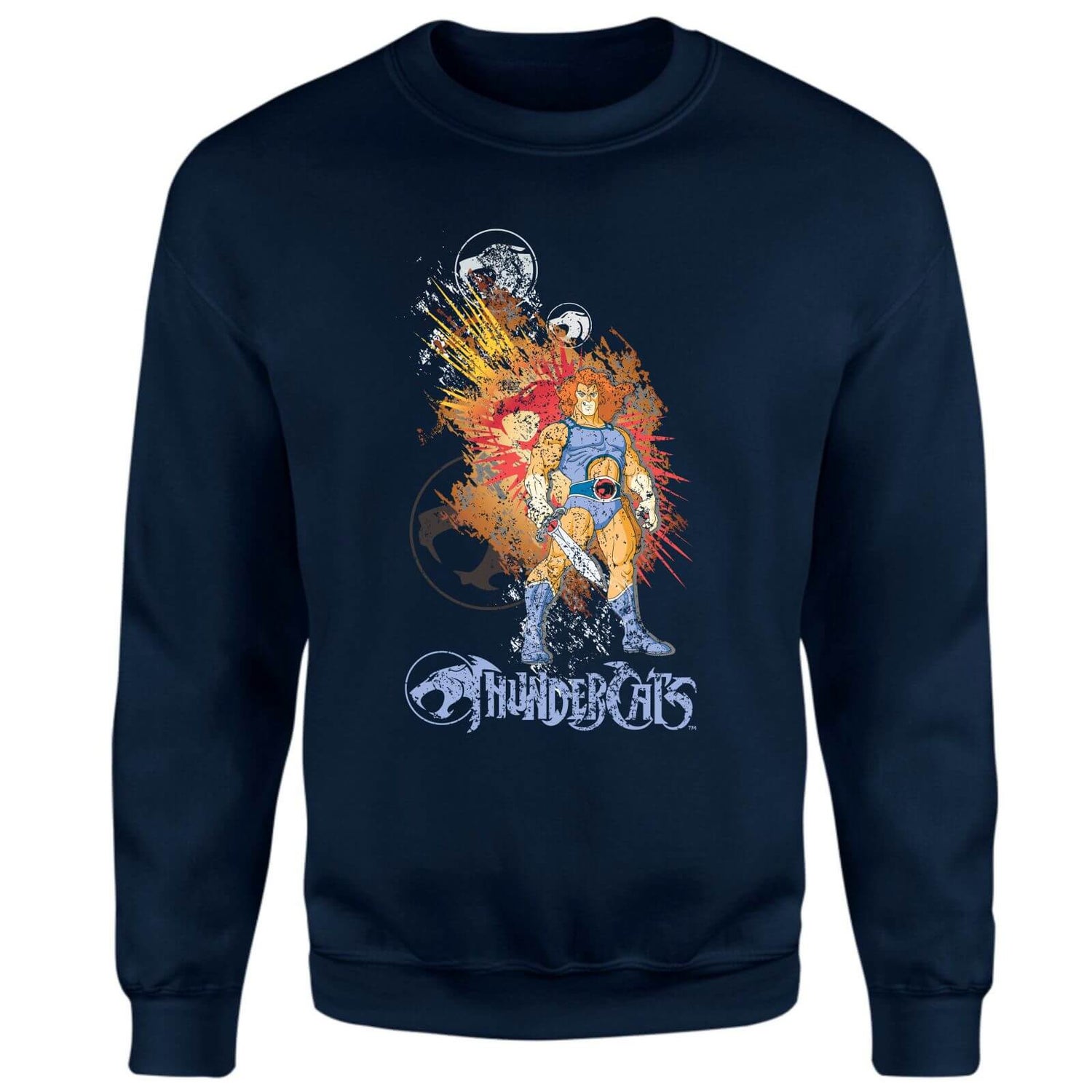 Thundercats Lion-O Hero Sweatshirt - Navy Clothing - Zavvi UK