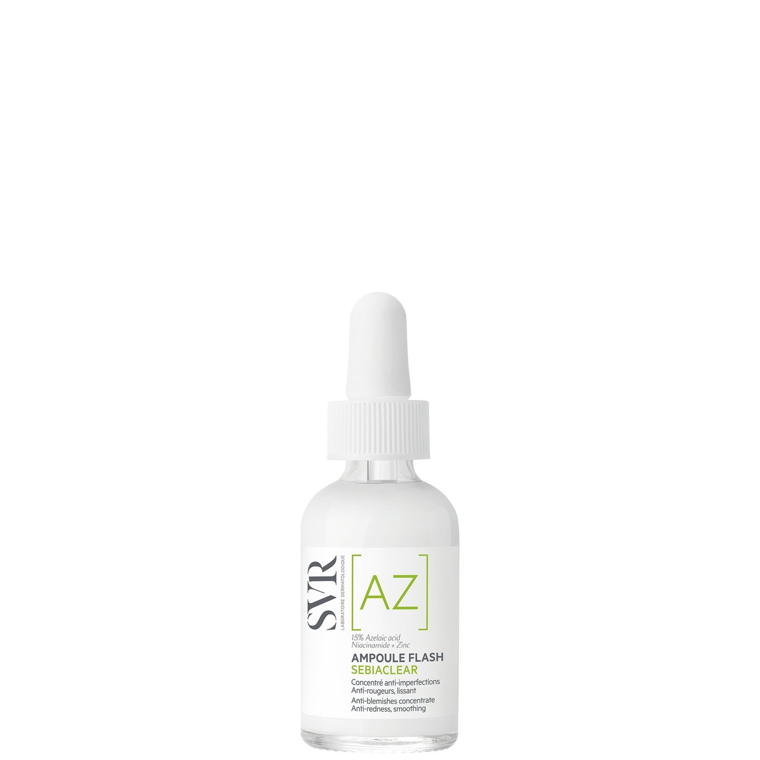 SVR SEBIACLEAR Ampoule Flash - 15% Azelaic Acid Anti-Blemish Serum for ...