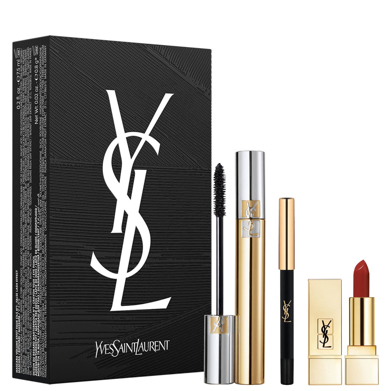 Yves Saint Laurent Mascara Volume Effect Faux Cils Eye and Lip Gift Set ...
