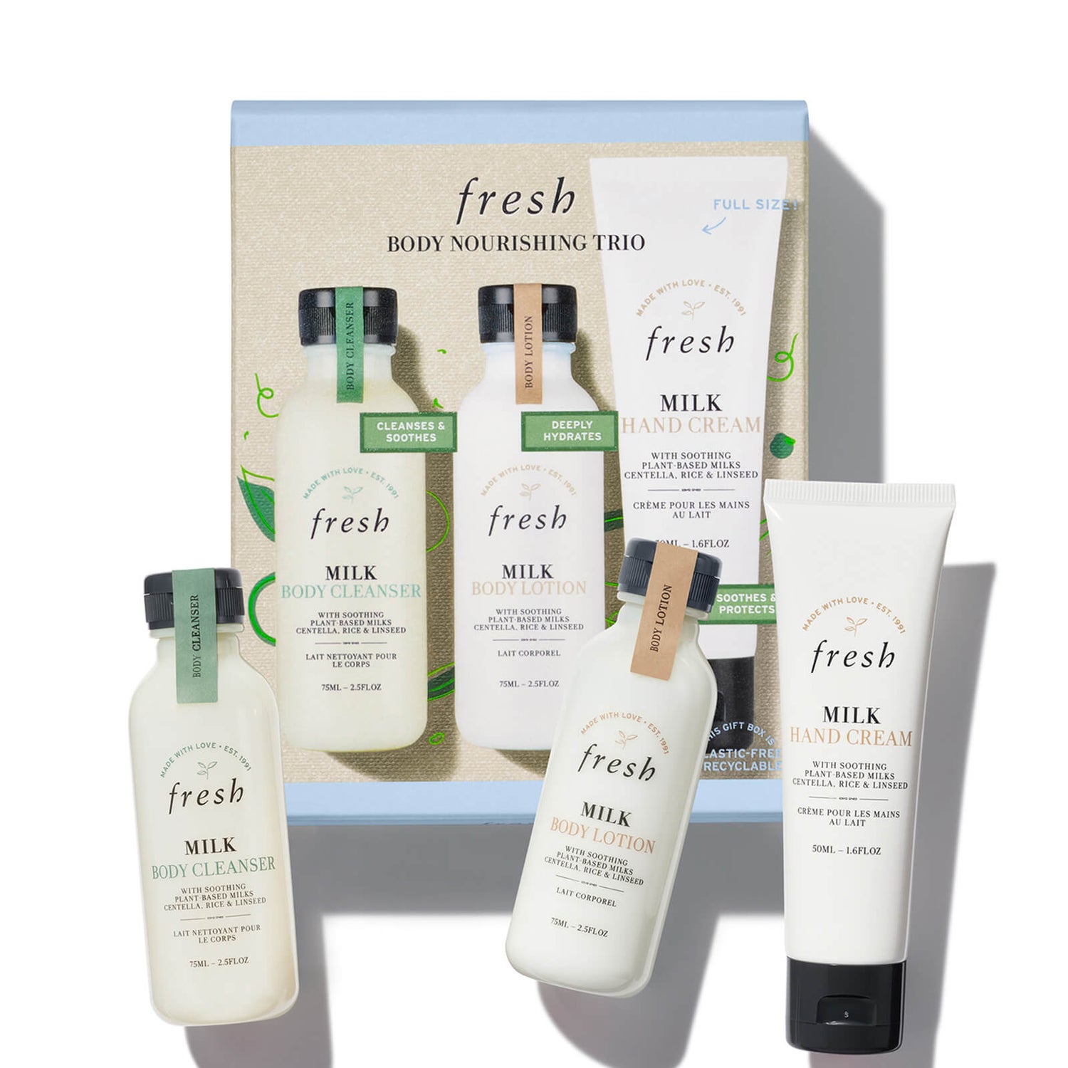 Fresh Milk Moisturising Bodycare Gift Set - lookfantastic