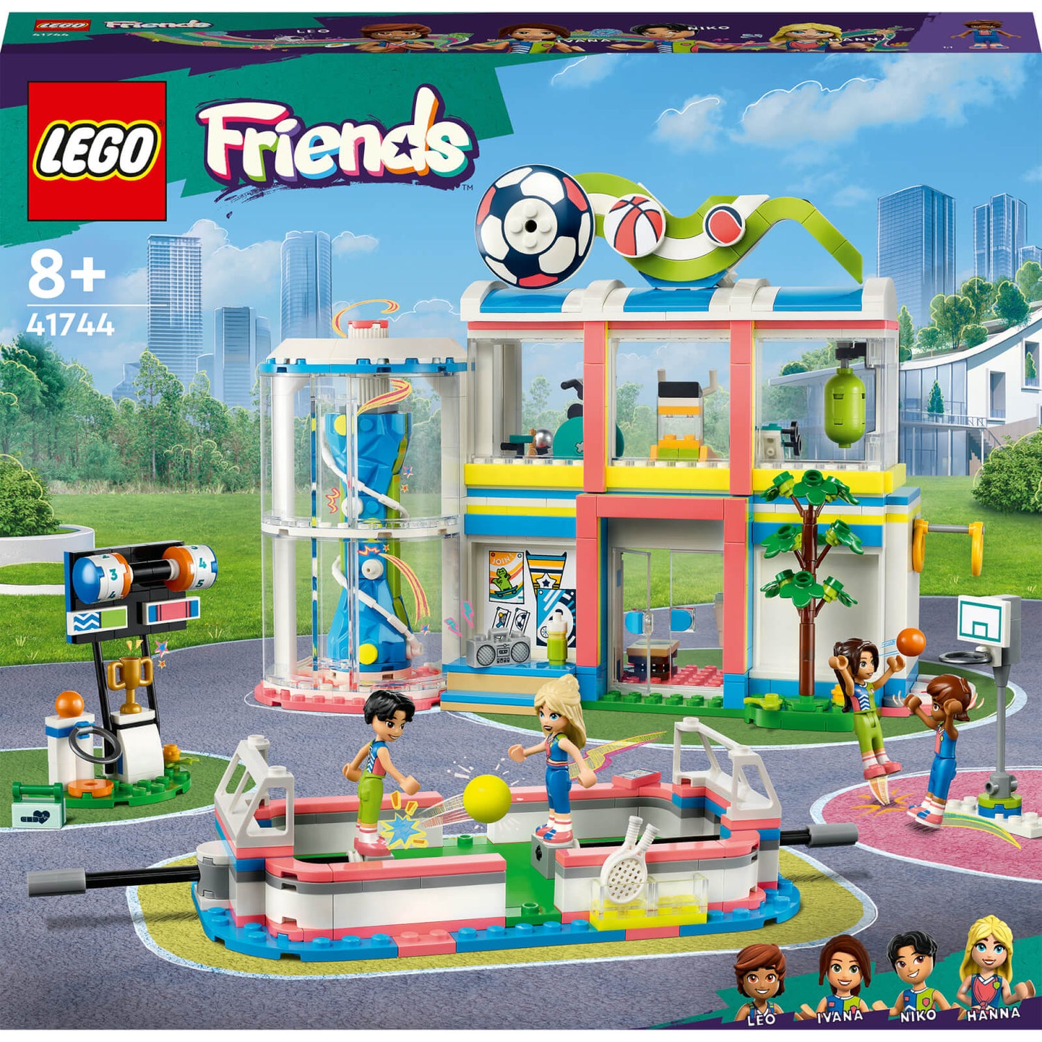LEGO Friends: Sports Centre Set with 3 Games To Play (41744) - IWOOT UK