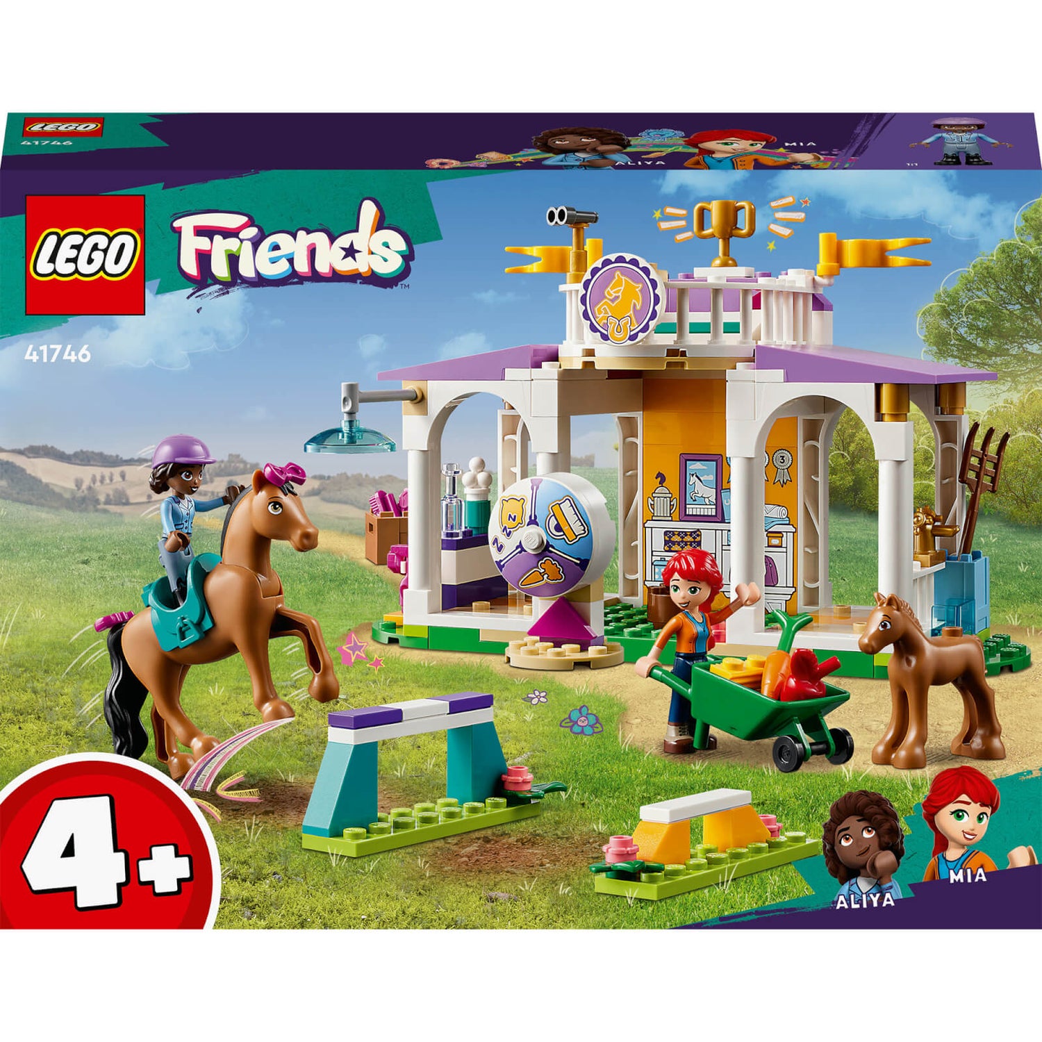 LEGO Friends: Horse Training Stables with 2 Toy Horses (41746) Toys ...