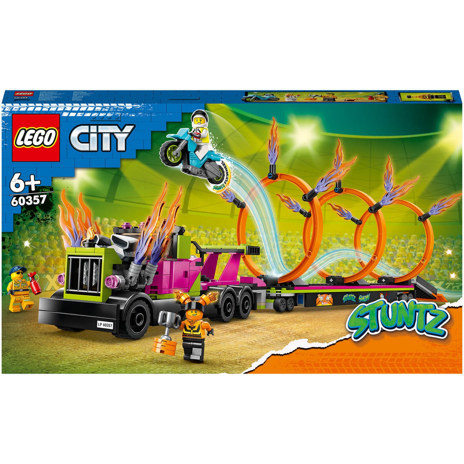 LEGO City: Stunt Truck & Ring of Fire Challenge (60357) Toys - Zavvi UK