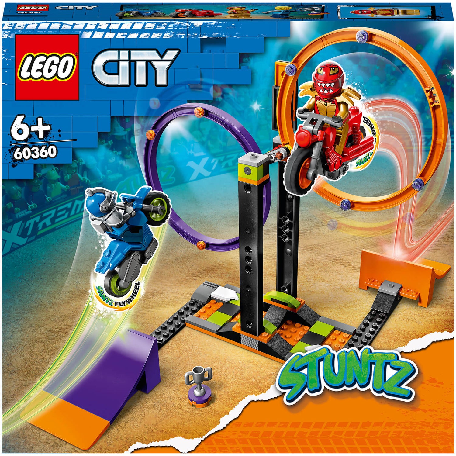 LEGO City: Spinning Stunt Challenge (60360) Toys - Zavvi UK