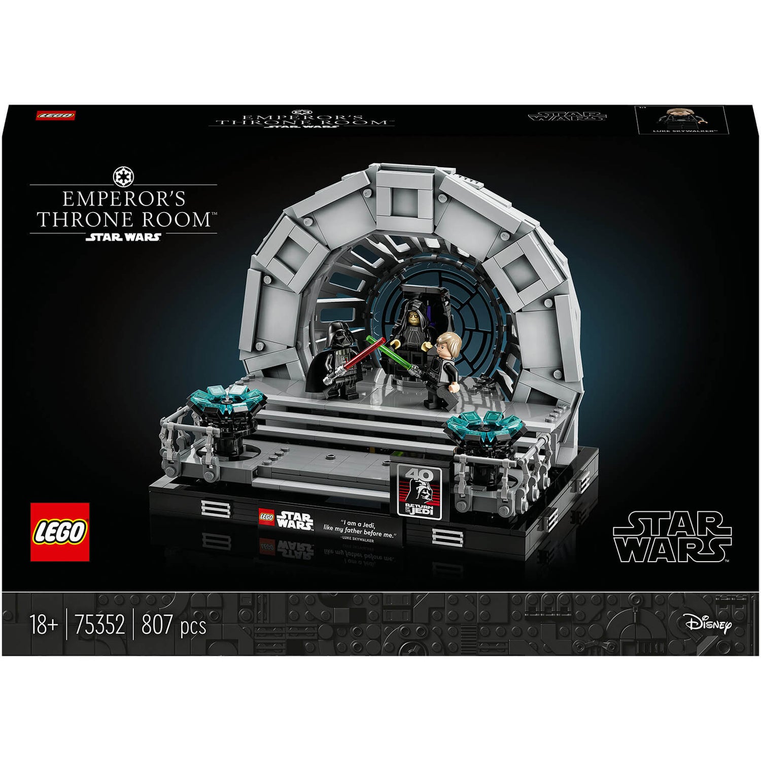 LEGO Star Wars: Emperor's Throne Room Buildable set (75352) | retro ...
