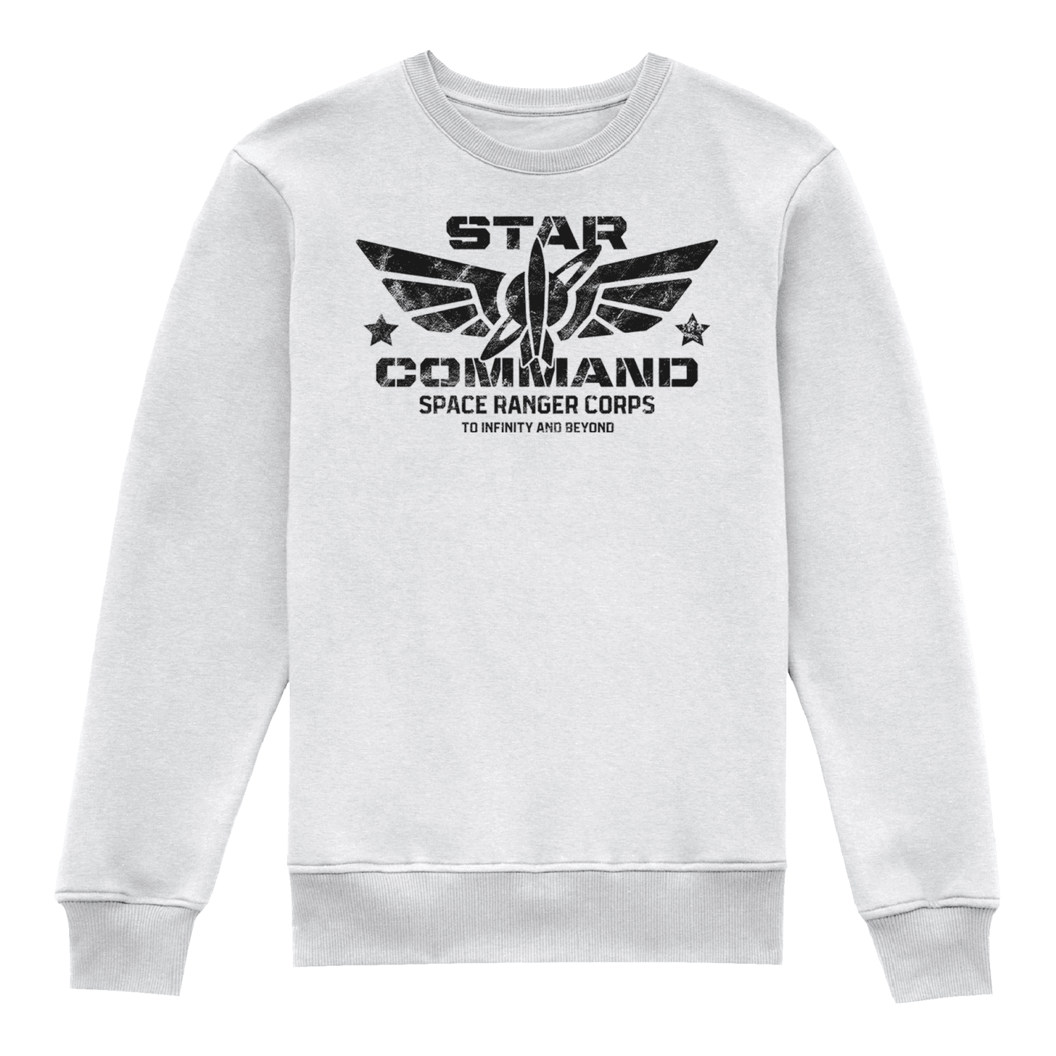 Toy Story Star Command Space Ranger Kids' Sweatshirt - White Clothing ...