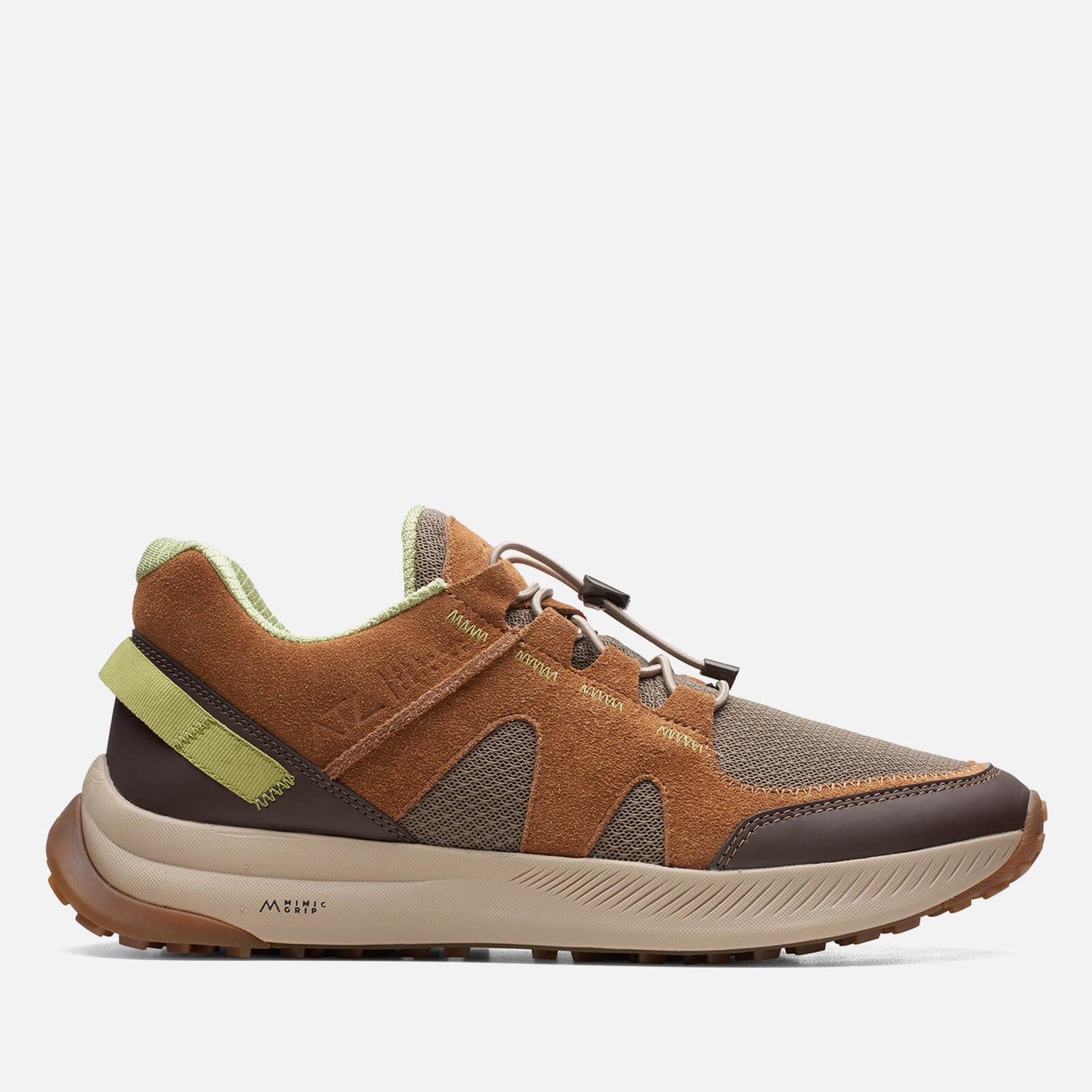 Clarks Men's ATL Trail Walk Mesh and Suede Trainers | TheHut.com