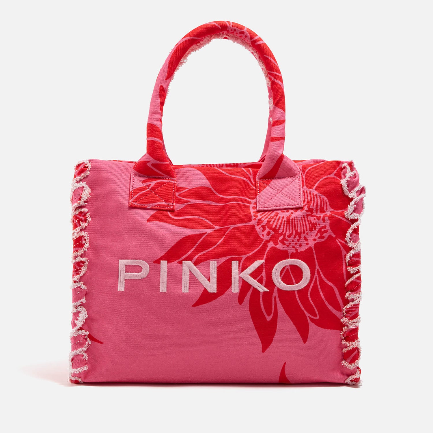 Pinko Beach Canvas Tote Bag | 免邮