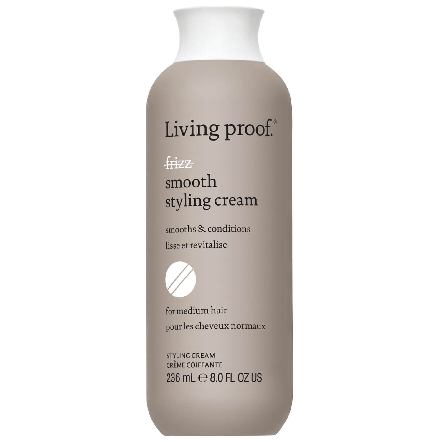 Living Proof No Frizz Smooth Styling Cream 236ml - LOOKFANTASTIC