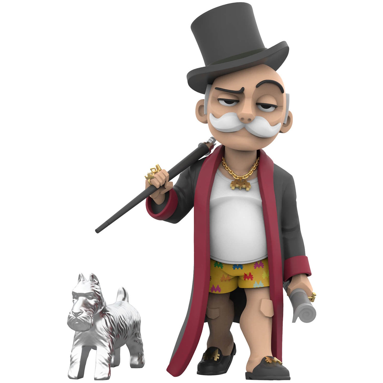 Mighty Jaxx Hasbro Off Werk Mr. Monopoly Figure | retro vibes and ...