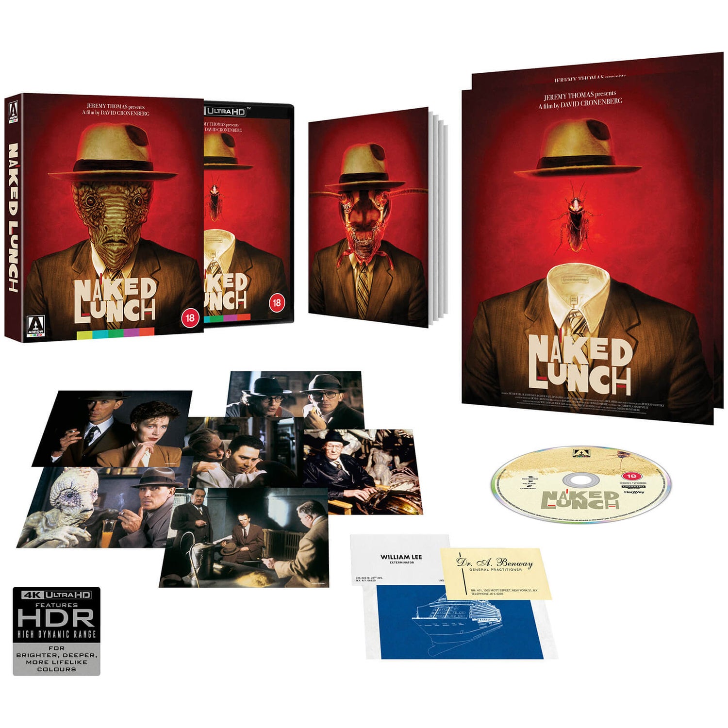 Naked Lunch Limited Edition 4K Ultra HD 4K - Zavvi UK