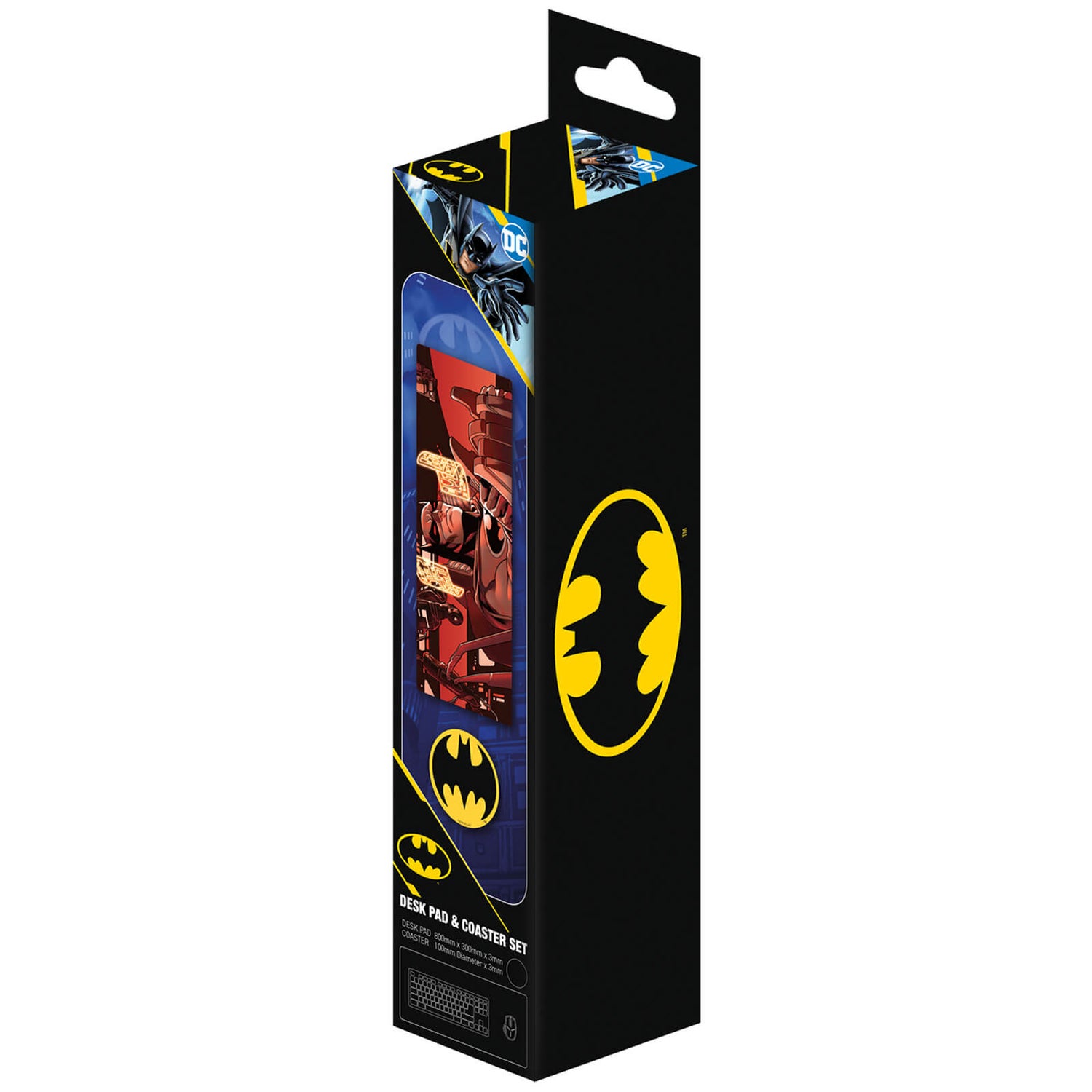 Fanattik Batman Large Desk Pad And Coaster Set Merchandise - Zavvi UK