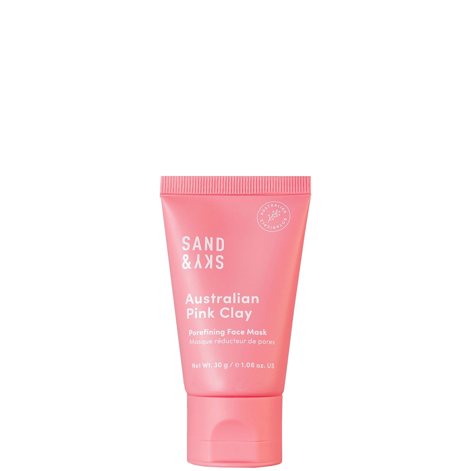 Sand & Sky Australian Pink Clay Porefining Face Mask Deluxe Travel Size ...