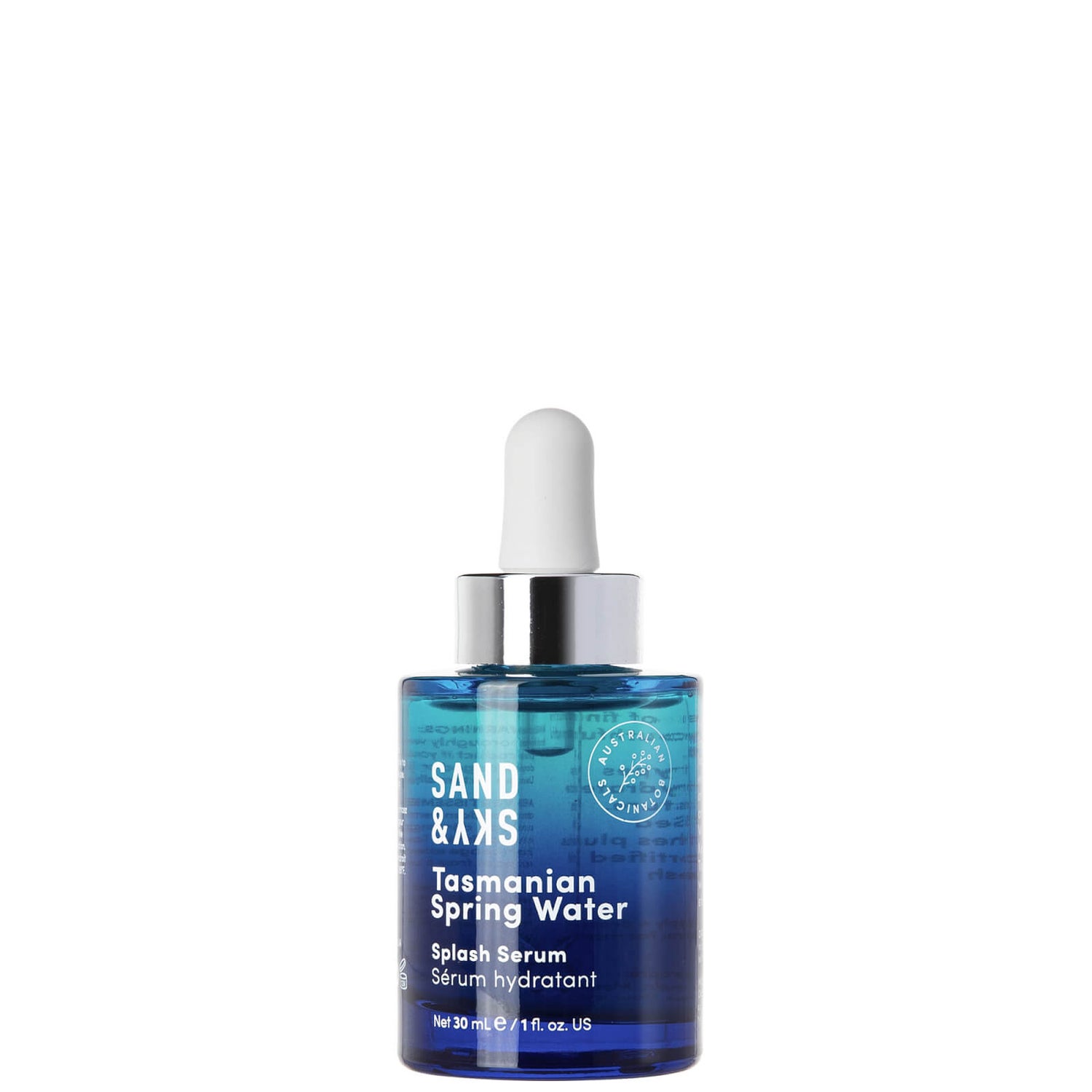 Sand & Sky Tasmanian Spring Water Splash Serum 30ml | LOOKFANTASTIC AU