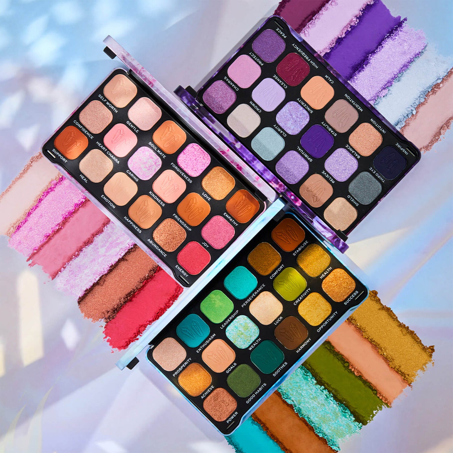 Revolution Crystal Aura Forever Flawless Shadow Palette Revolution Beauty