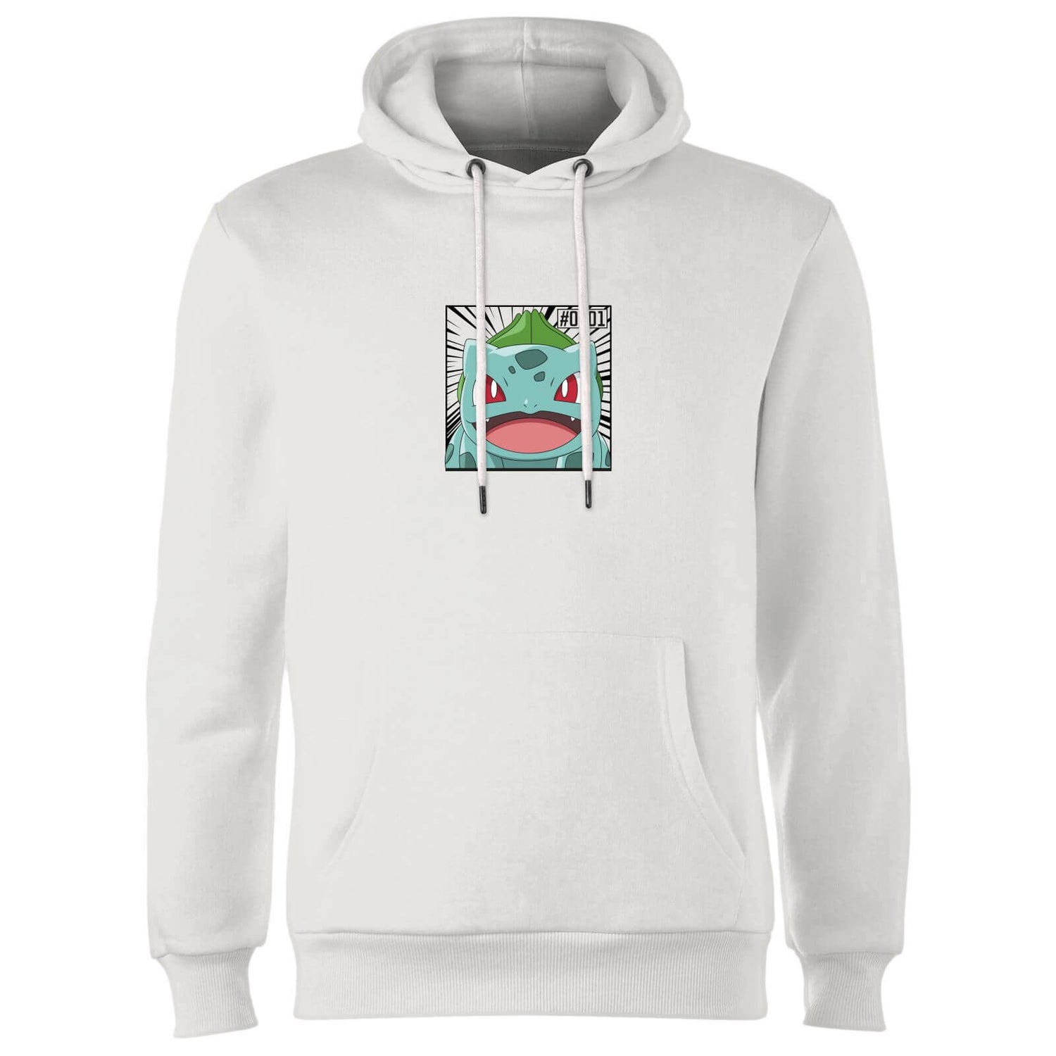 Pokémon Pokédex Bulbasaur #0001 Hoodie - White Clothing - Zavvi UK