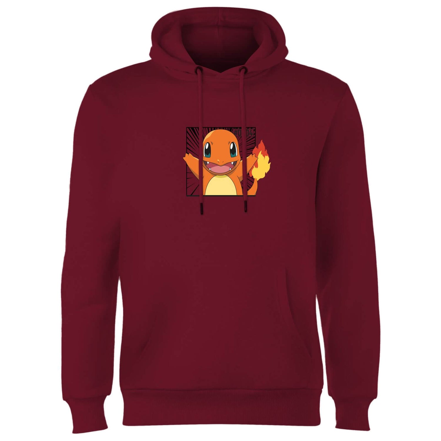 Pokémon Pokédex Charmander #0004 Hoodie - Burgundy Clothing - Zavvi UK