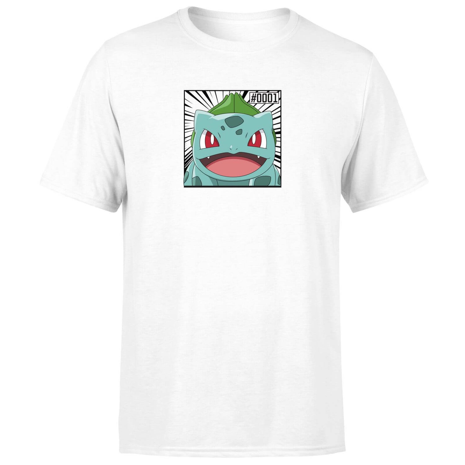 Pokémon Pokédex Bulbasaur #0001 Men's T-Shirt - White Clothing - Zavvi UK