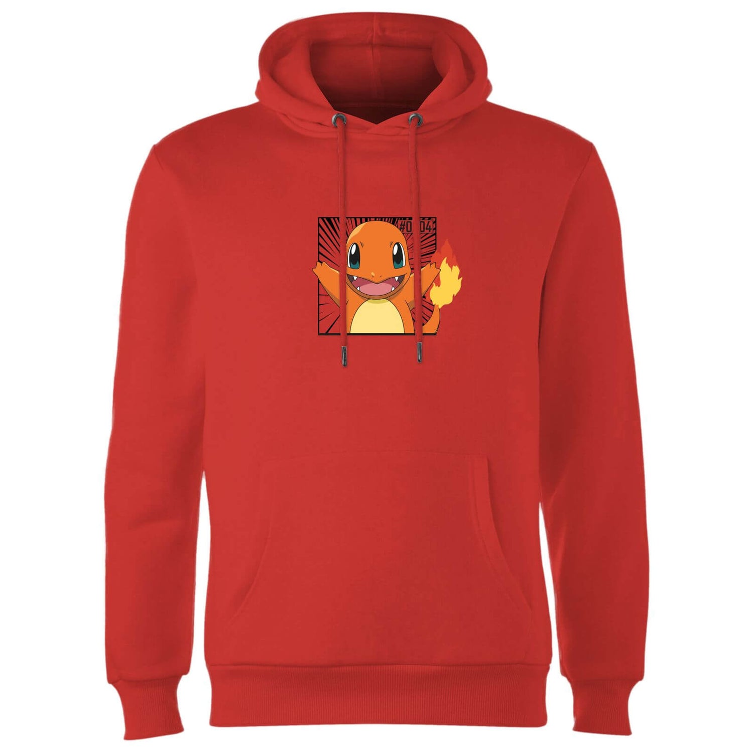 Pokémon Pokédex Charmander #0004 Hoodie - Red Clothing - Zavvi UK