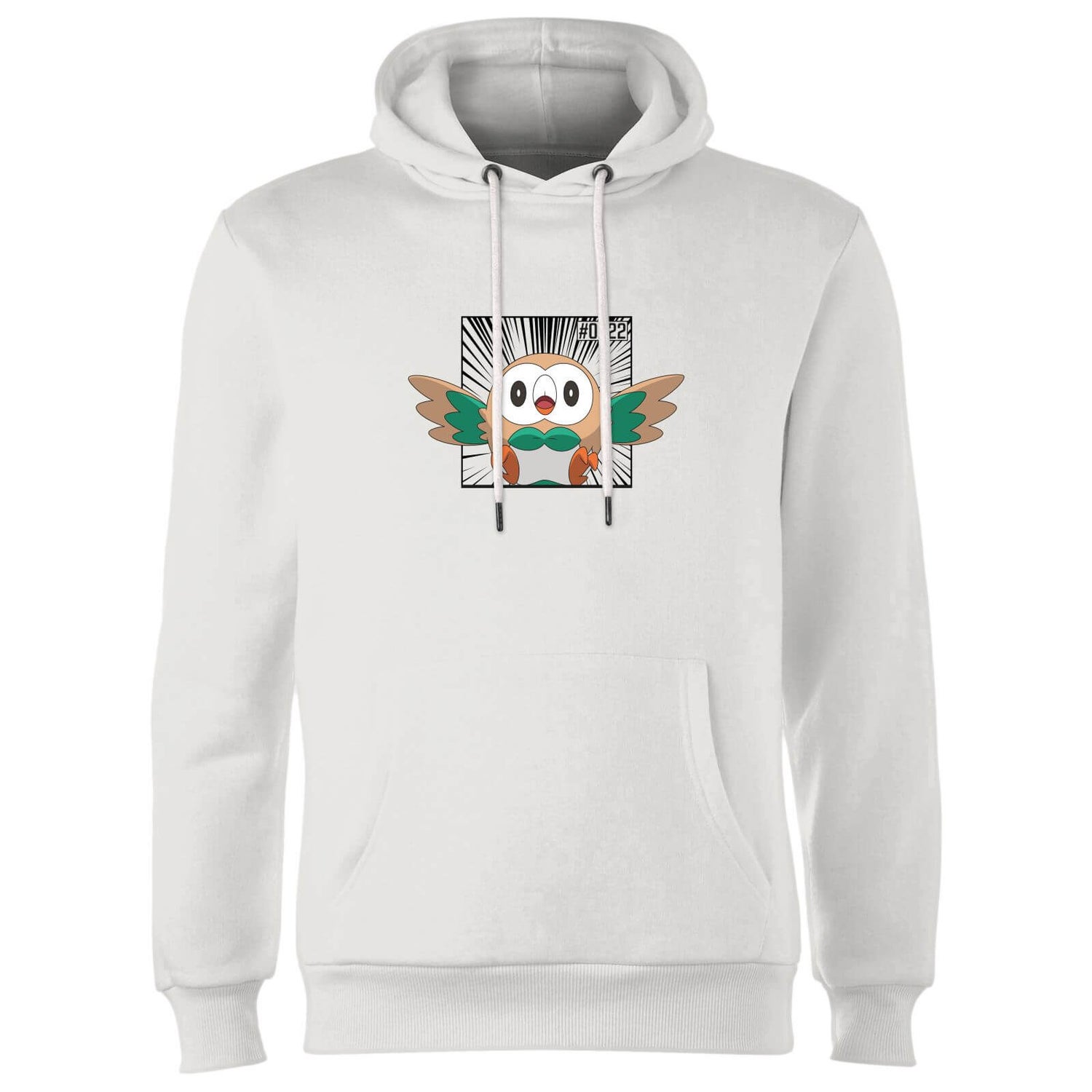 Pokemon Rowlet Hoodie - White Clothing - Zavvi US