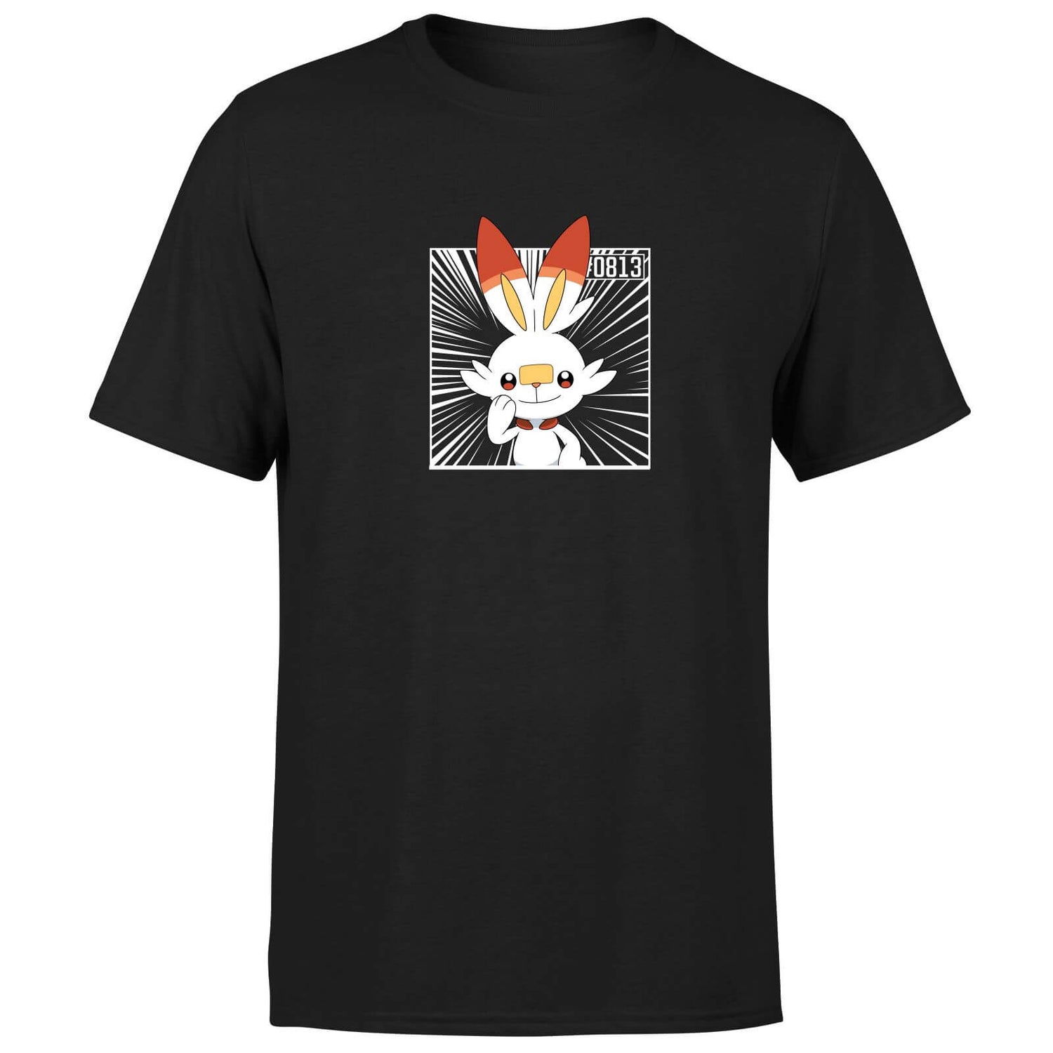 Pokemon Scorbunny Men's T-Shirt - Black Clothing - Zavvi UK