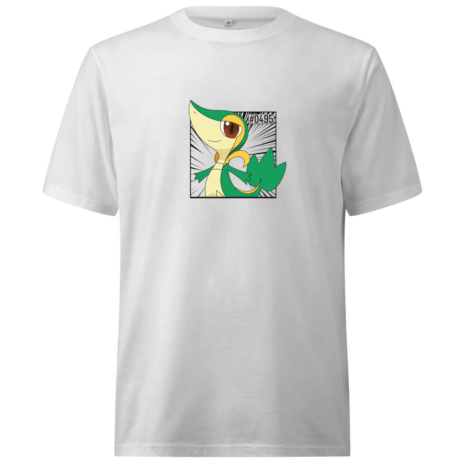 Pokemon Snivy Oversized Heavyweight T-Shirt - White Clothing - Zavvi UK
