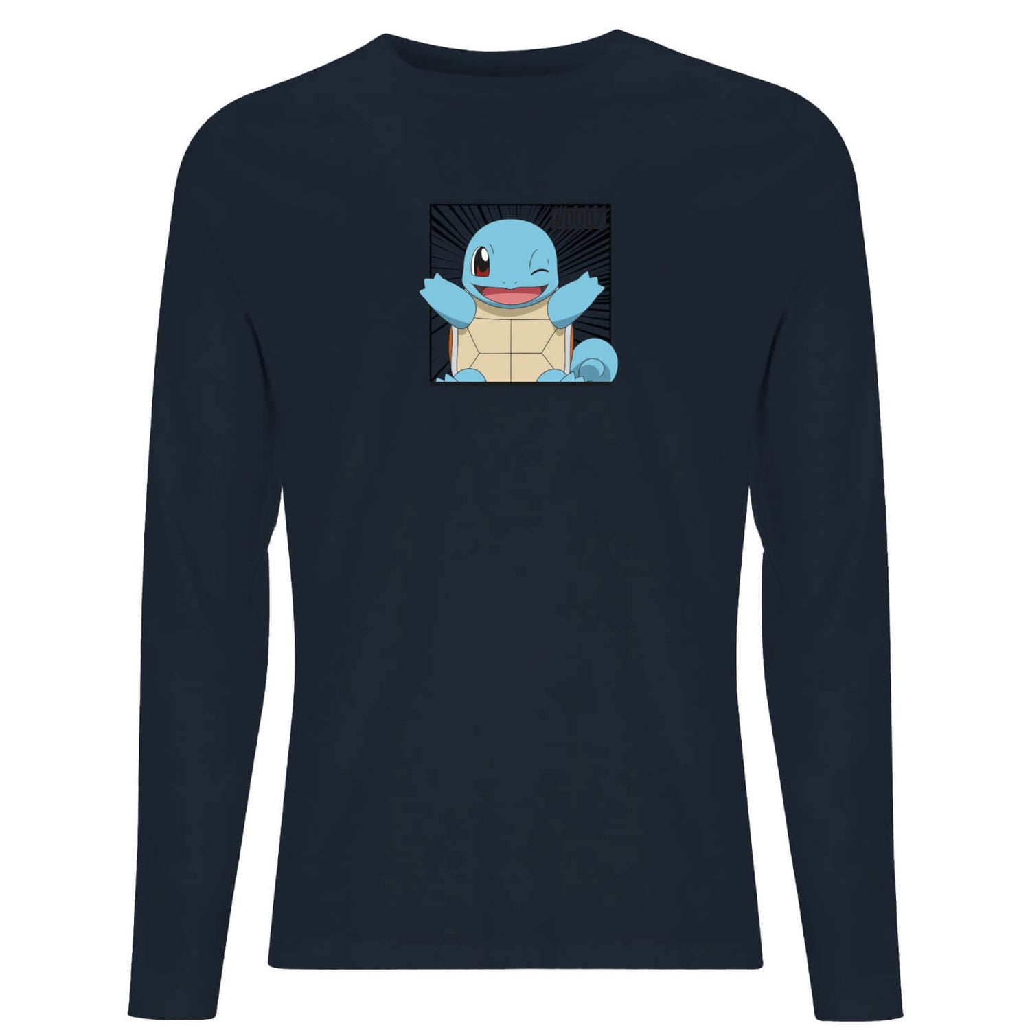 Pokémon Pokédex Squirtle #0007 Men's Long Sleeve T-Shirt - Navy ...