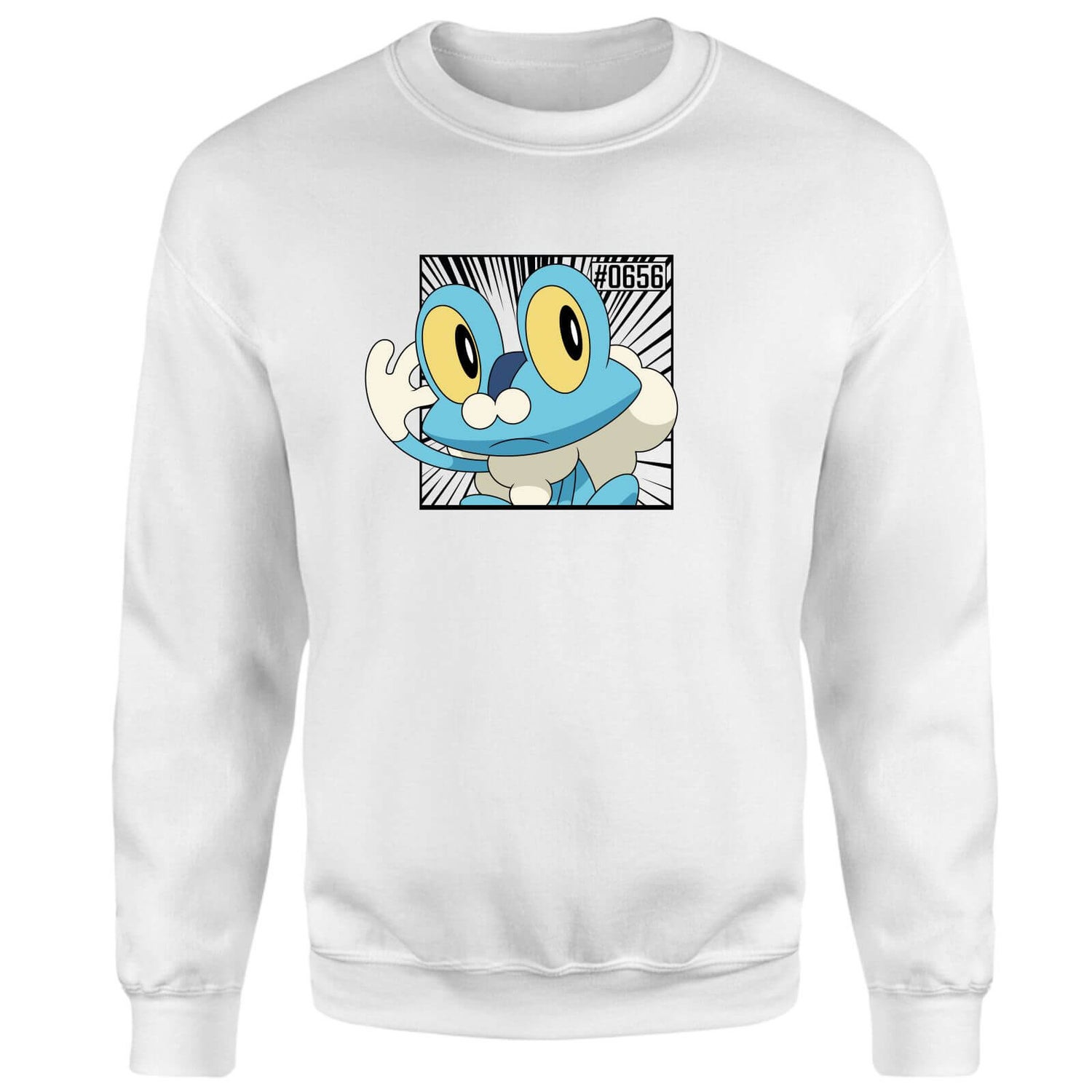 Pokemon Froakie Sweatshirt - White Clothing - Zavvi UK