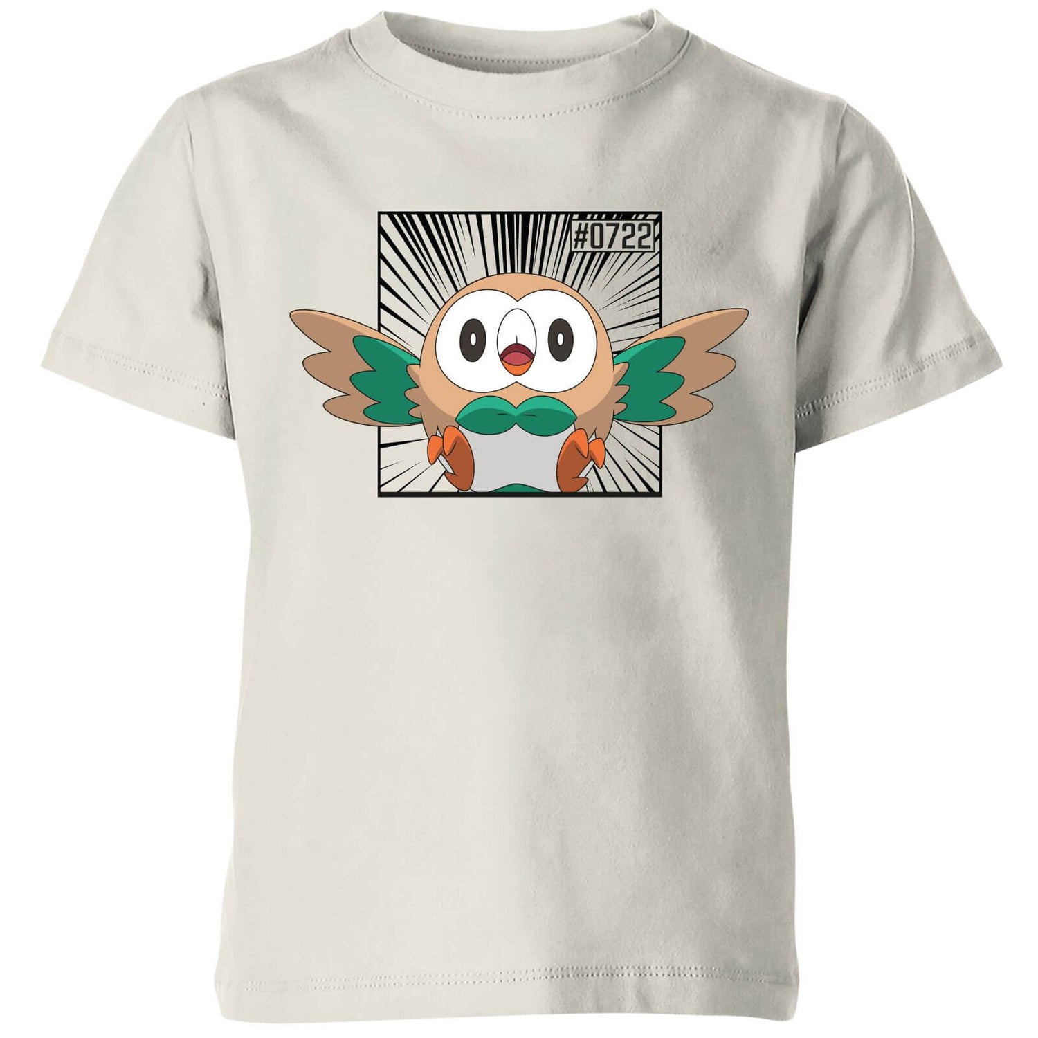 Pokemon Rowlet Kids' T-Shirt - Cream Clothing - Zavvi UK
