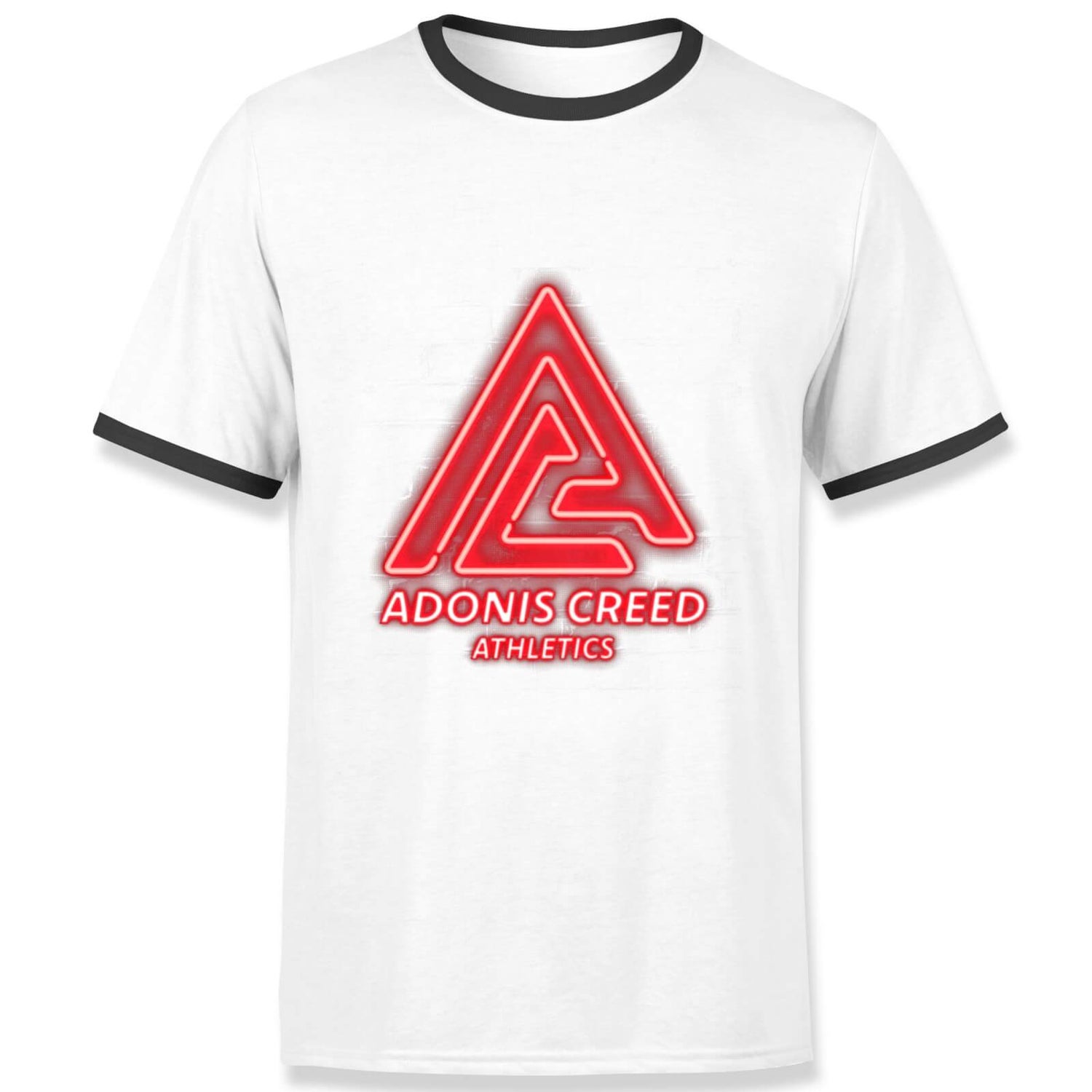 Creed Adonis Creed Athletics Neon Sign Men's Ringer T-Shirt - White ...
