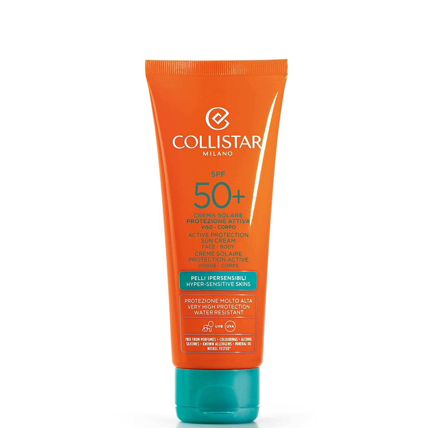 Collistar Active Protection Sun Cream Face-Body SPF 50+ 100ml ...