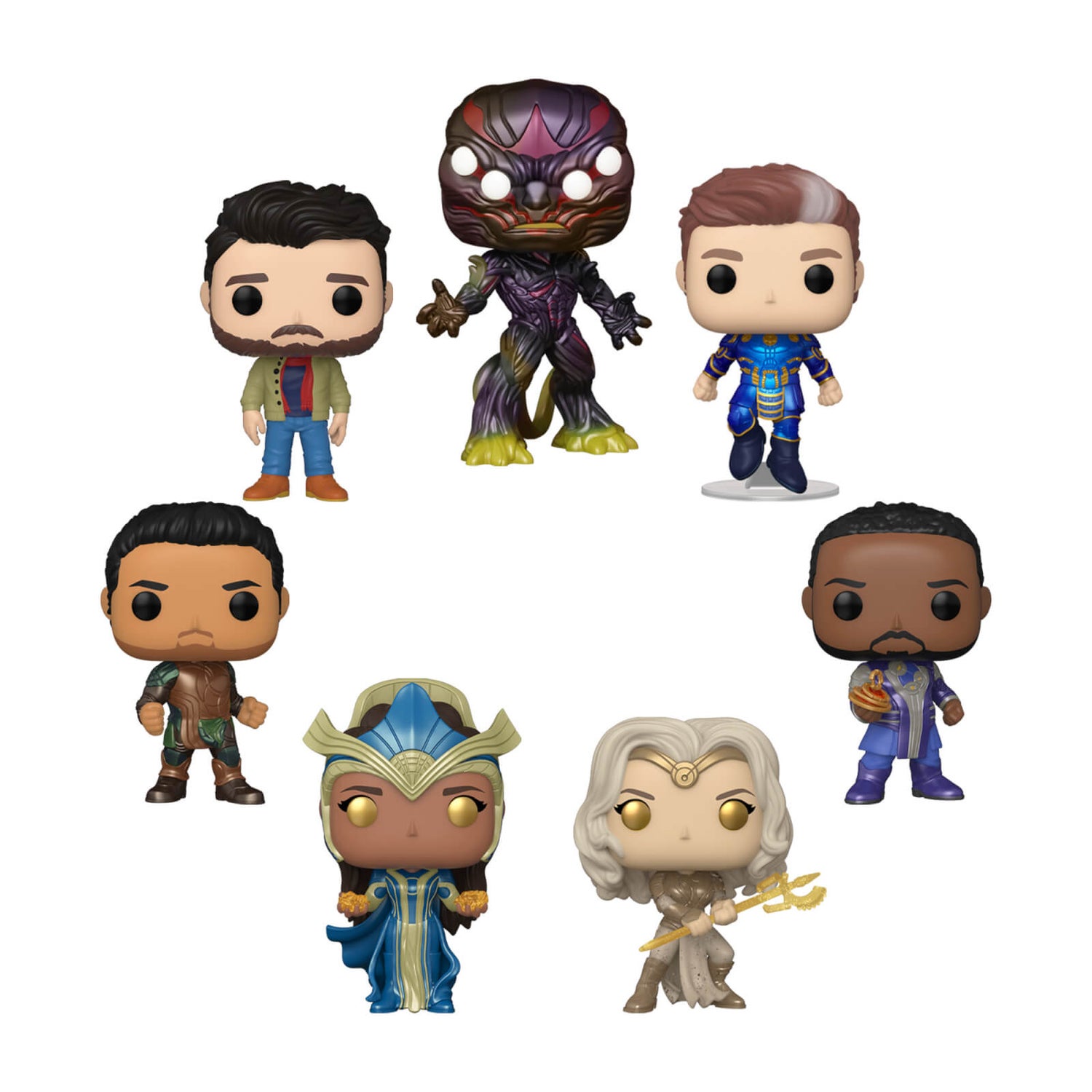 Marvel Eternals 7 Pack Pop! Vinyl Bundle Merchandise - Zavvi US
