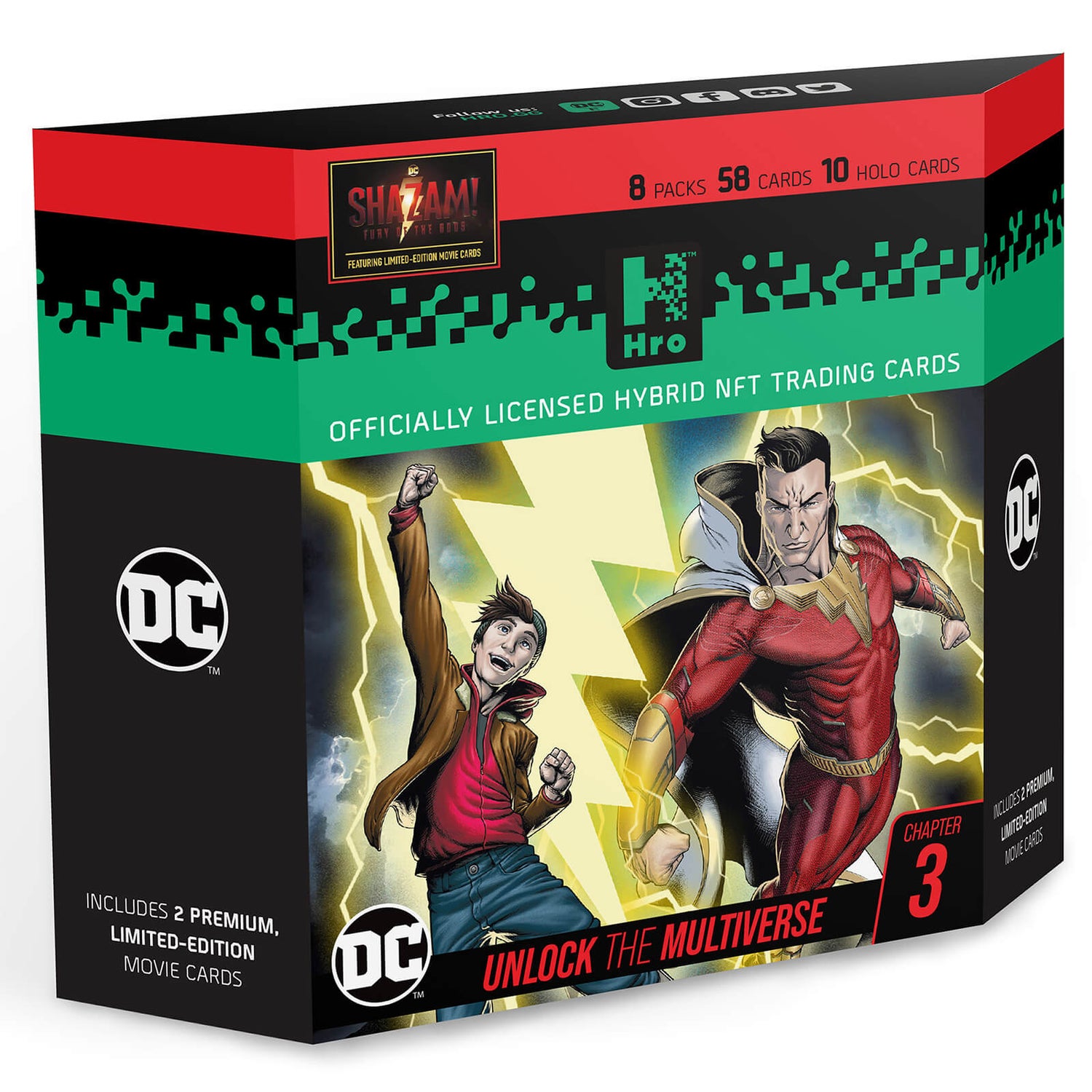 DC Unlock The Multiverse Chapter 3 Shazam 8-Pack Premium Starter Box ...