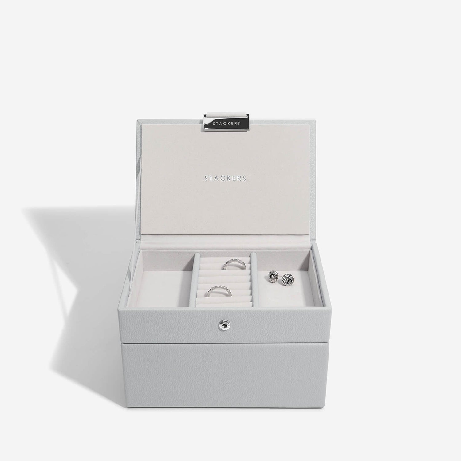 Stackers Mini 2 Set Jewellery Box - Pebble Grey | 免邮