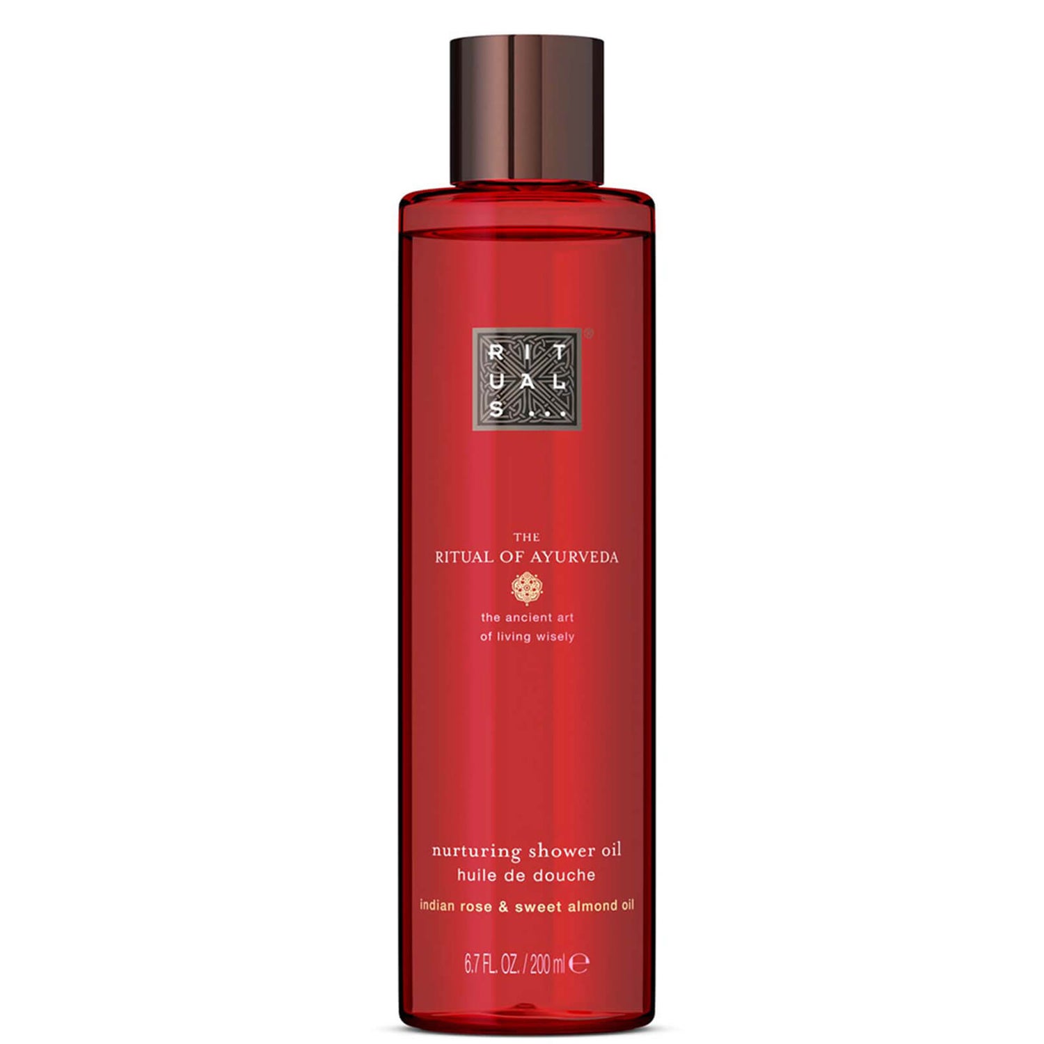 Rituals The Ritual of Ayurveda Sweet Almond & Indian Rose Shower Oil ...