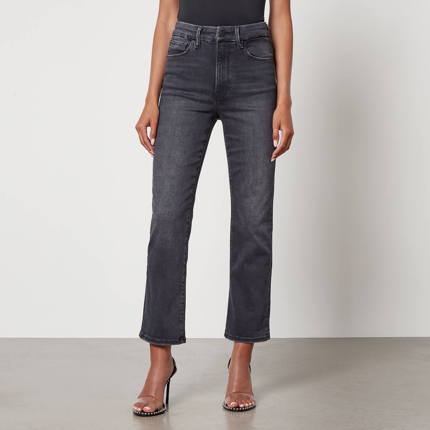 Good American Always Fits Good Legs Denim Straight Jeans | TheHut.com