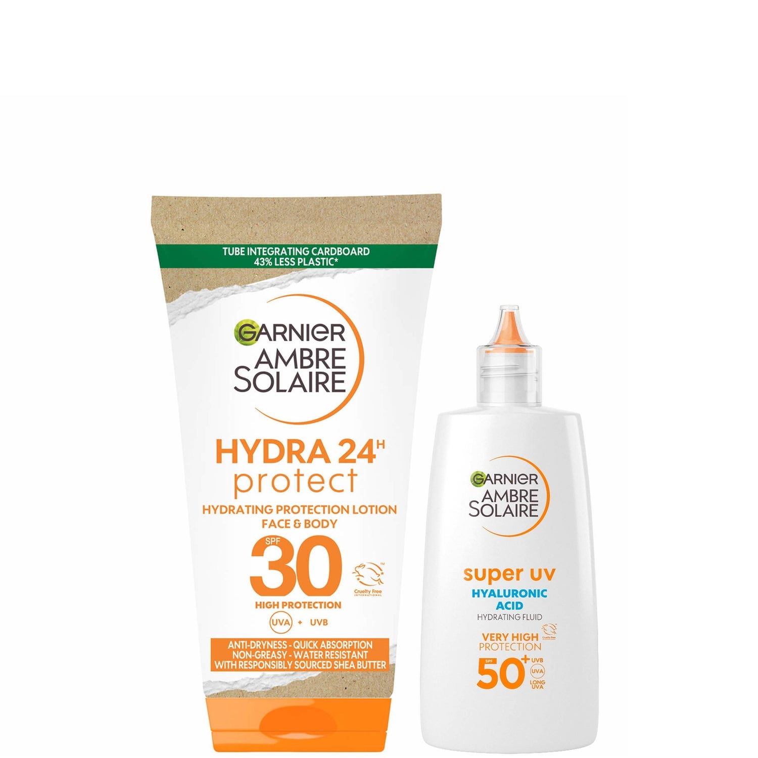 Garnier Ambre Solaire Sun Cream Travel Size Starter Kit for Face and ...