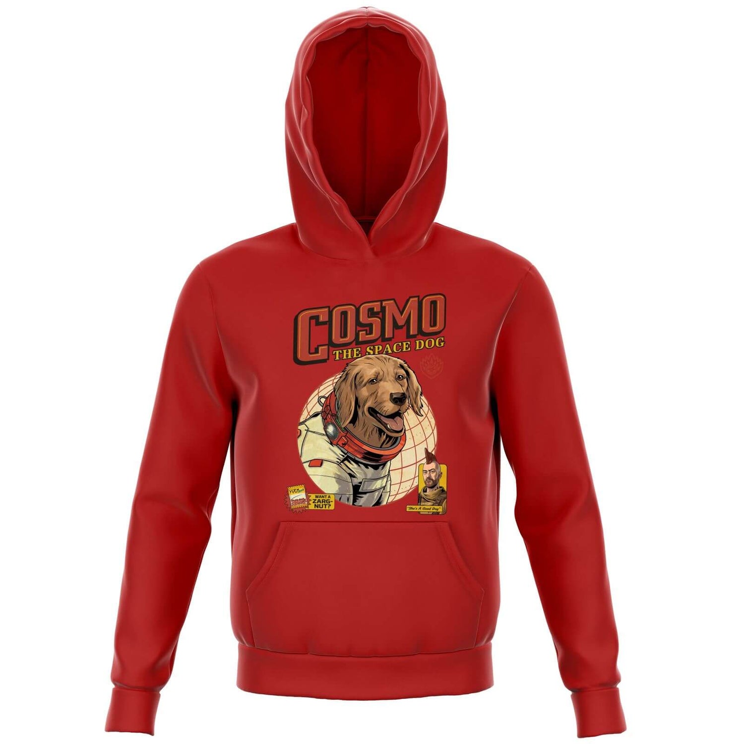 Guardians of the Galaxy Cosmo The Space Dog Kids' Hoodie - Red Clothing ...
