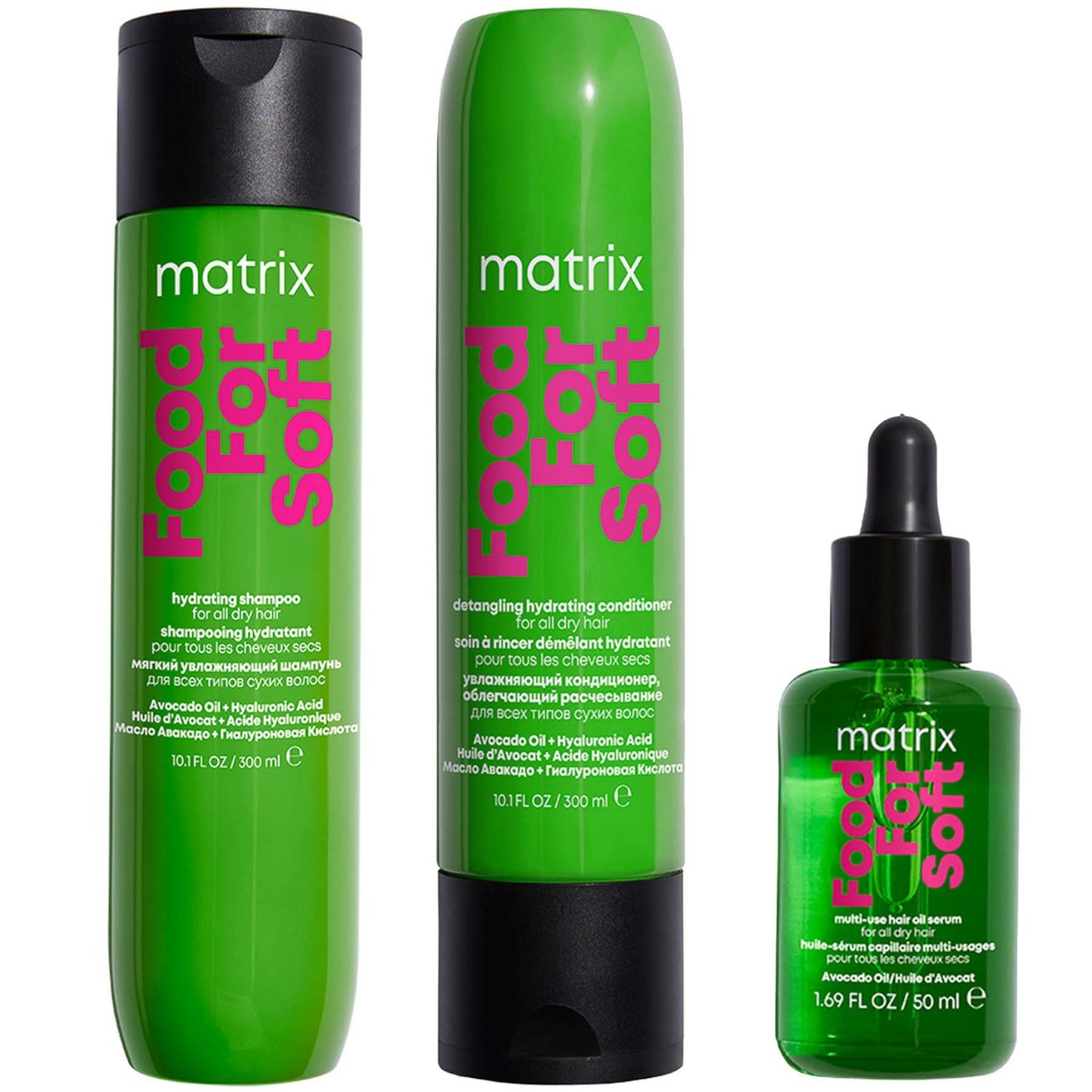 Matrix Food for Soft Hydrating Shampoo, Conditioner and Hair Oil with ...
