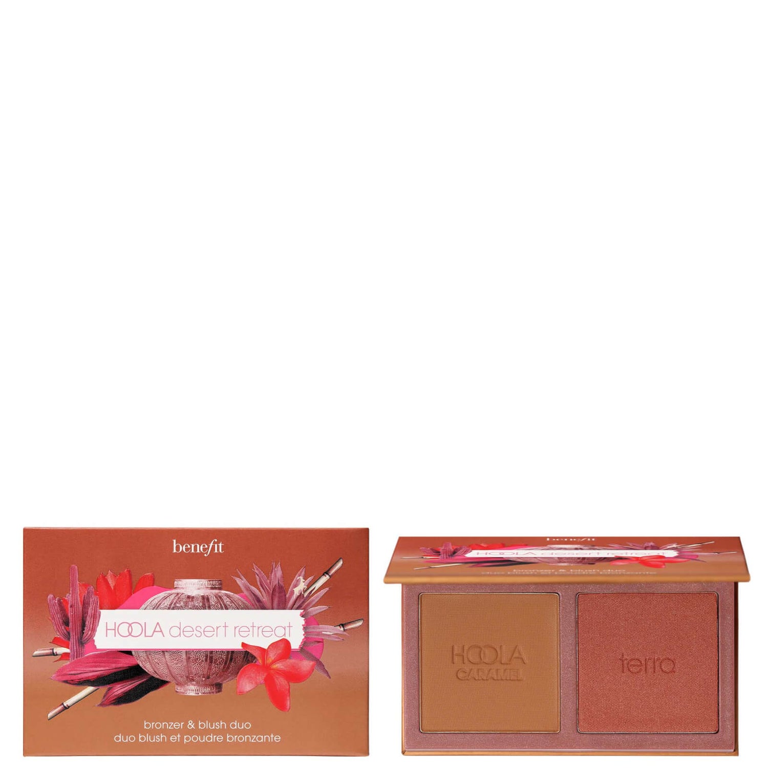 benefit Hoola Desert Retreat Mini Bronzer and Blush Duo | LOOKFANTASTIC AU