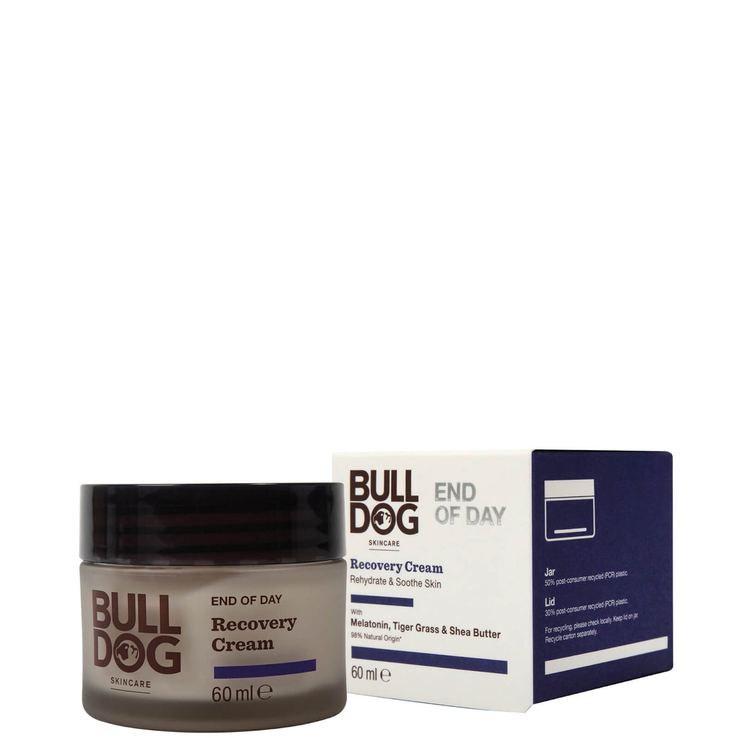 Bulldog Skincare for Men End of Day Recovery Cream 60ml - Entrega GRÁTIS