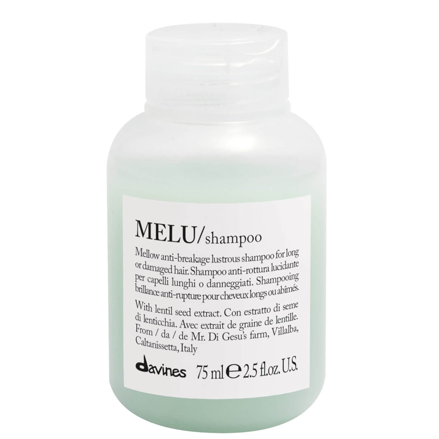 Davines MELU Shampoo 75ml - LOOKFANTASTIC