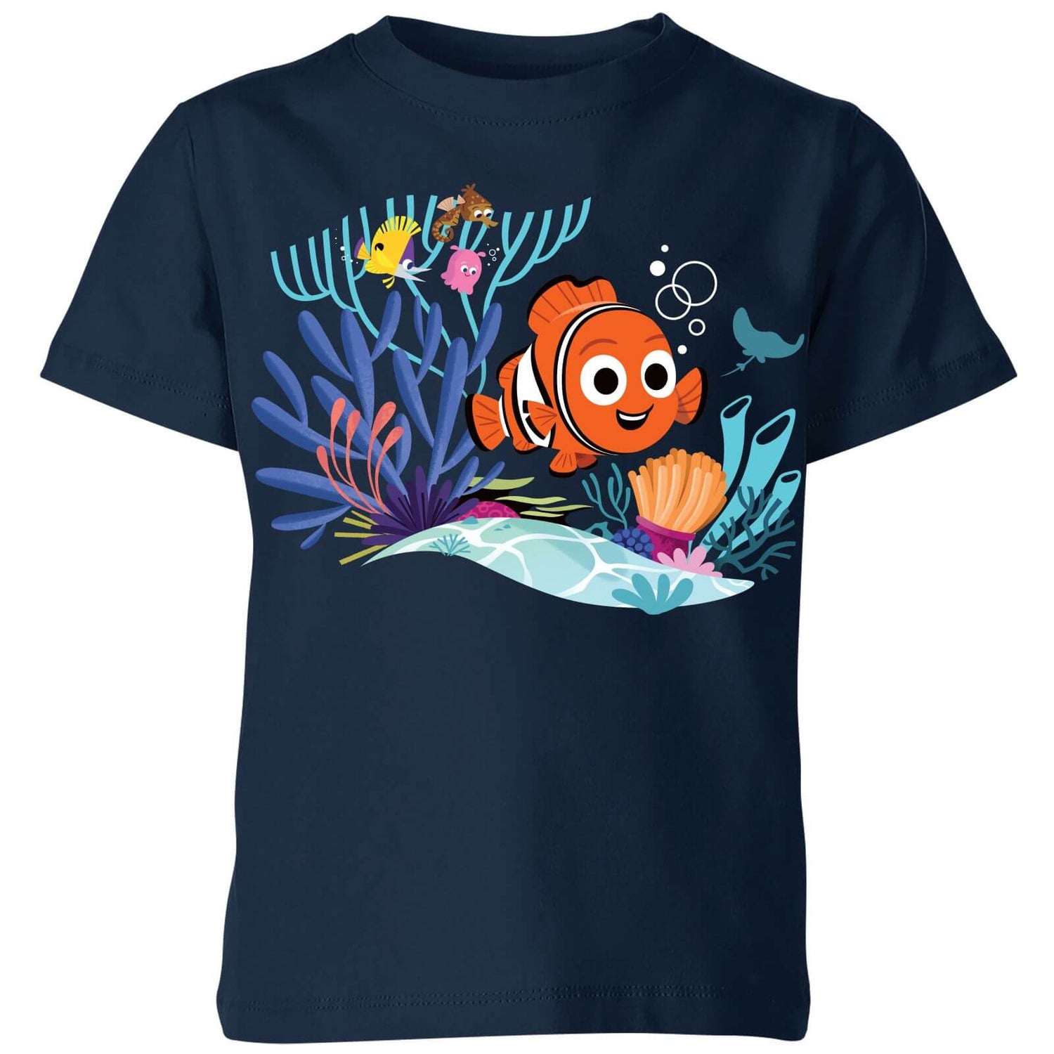 Disney 100 Years Of Nemo Kids' T-Shirt - Navy Clothing - Zavvi UK