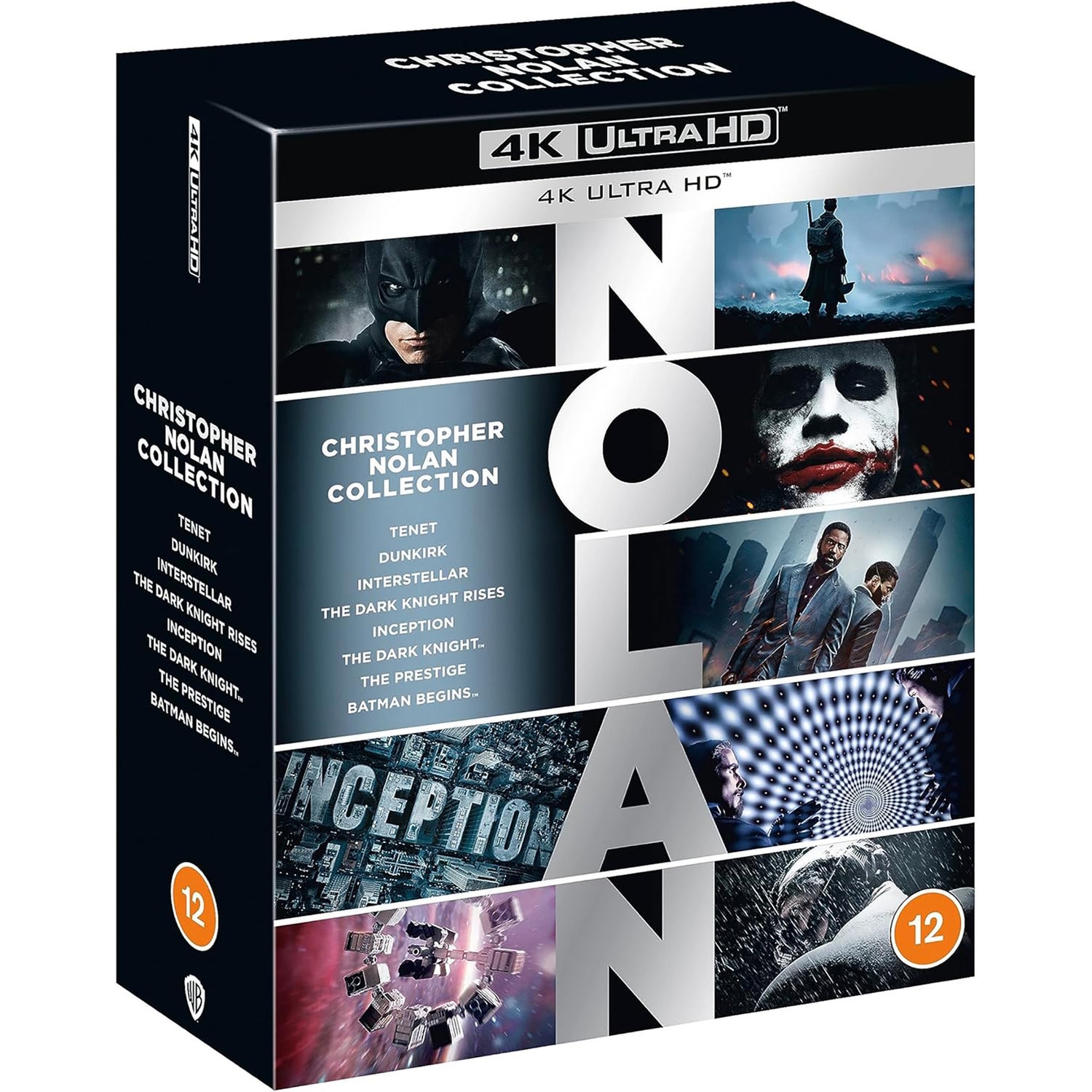 Christopher Nolan 8-Film Collection 4K - Zavvi UK
